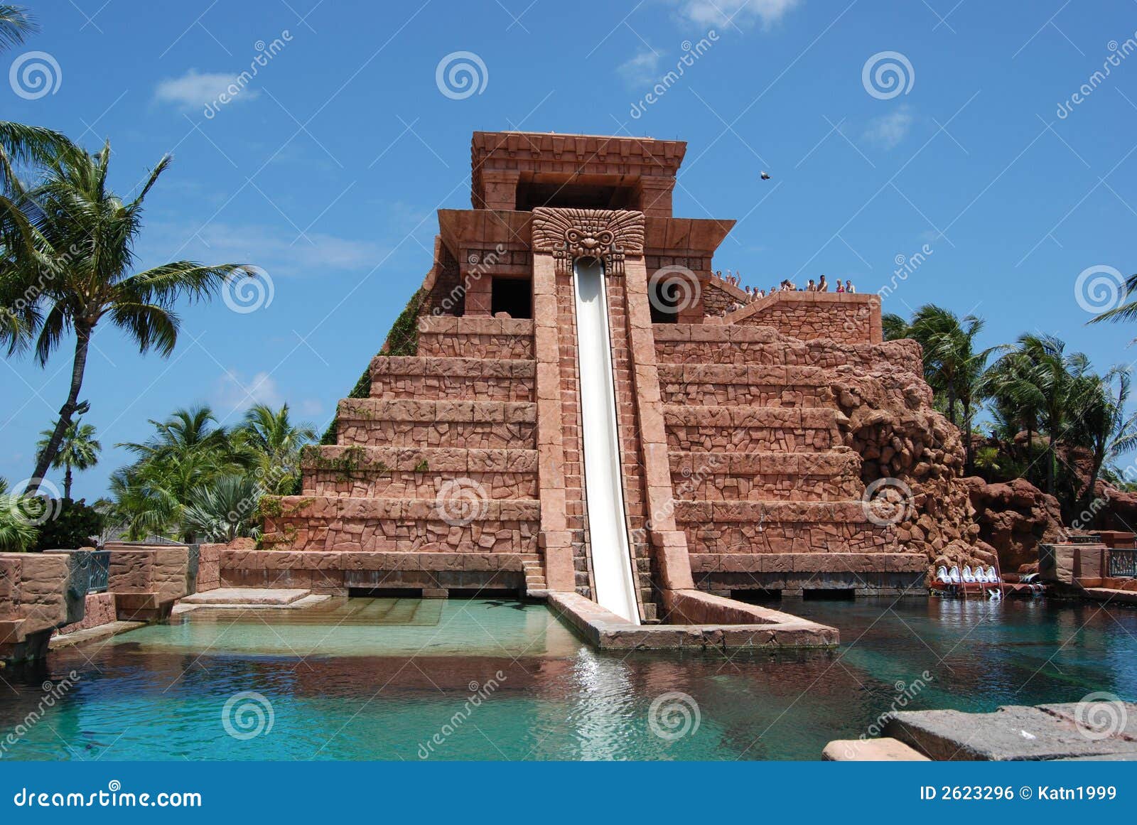 Atlantis Slide stock photo. Image of attractions, hotels - 2623296