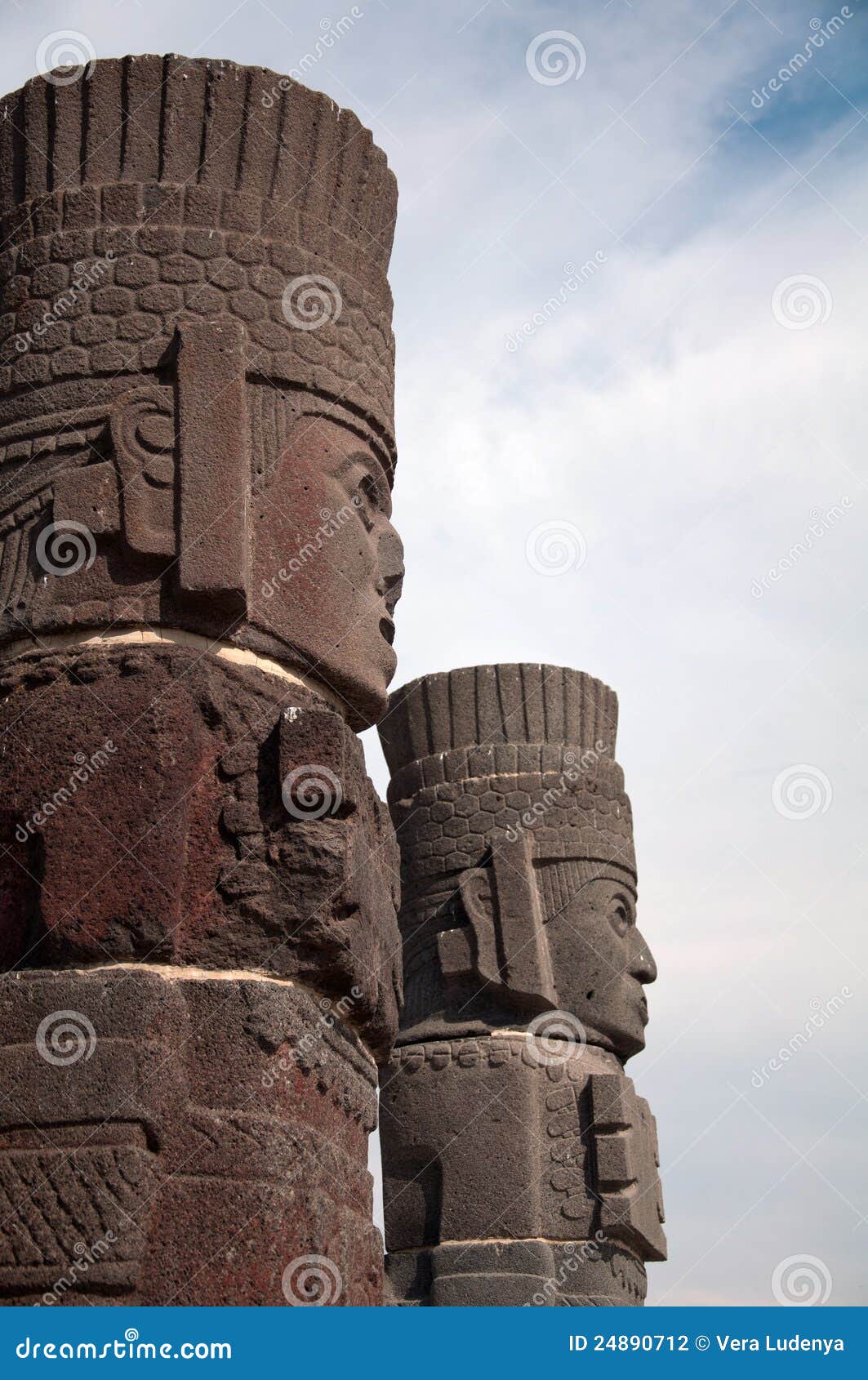 Atlantis of Tula stock photo. Image of building, carving - 24890712