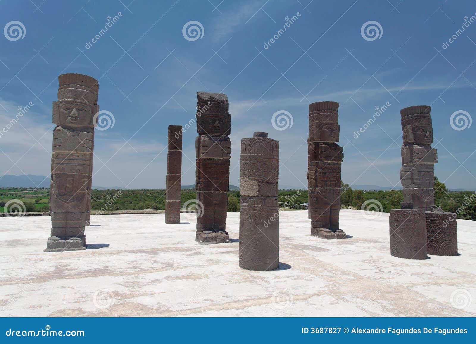 Atlantis in Tula Mexico stock image. Image of adorned - 3687827