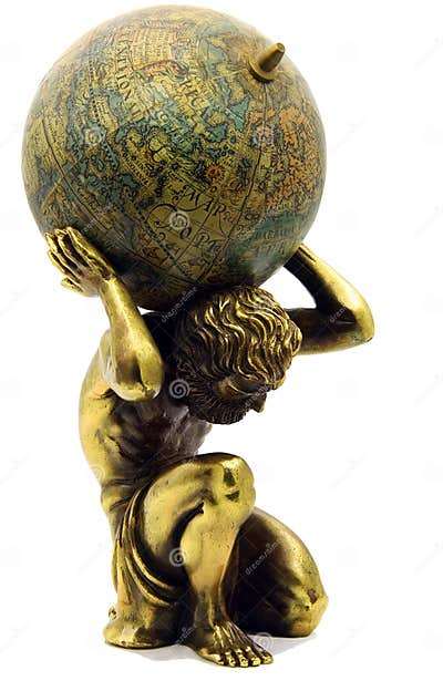 Atlas stock photo. Image of sculpture, earth, myth, hold - 23701856