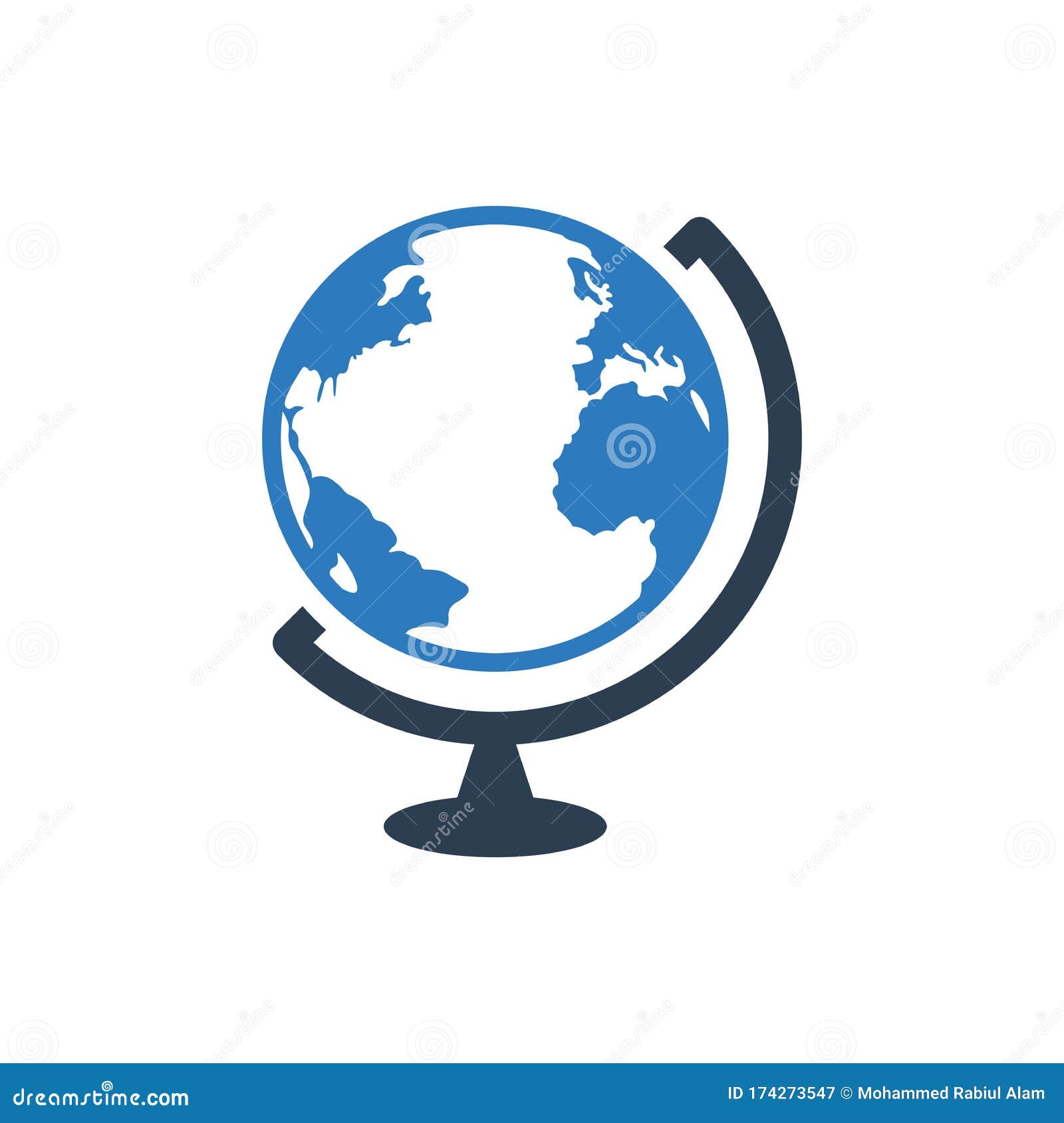 Atlas Icon stock illustration. Illustration of earth - 174273547