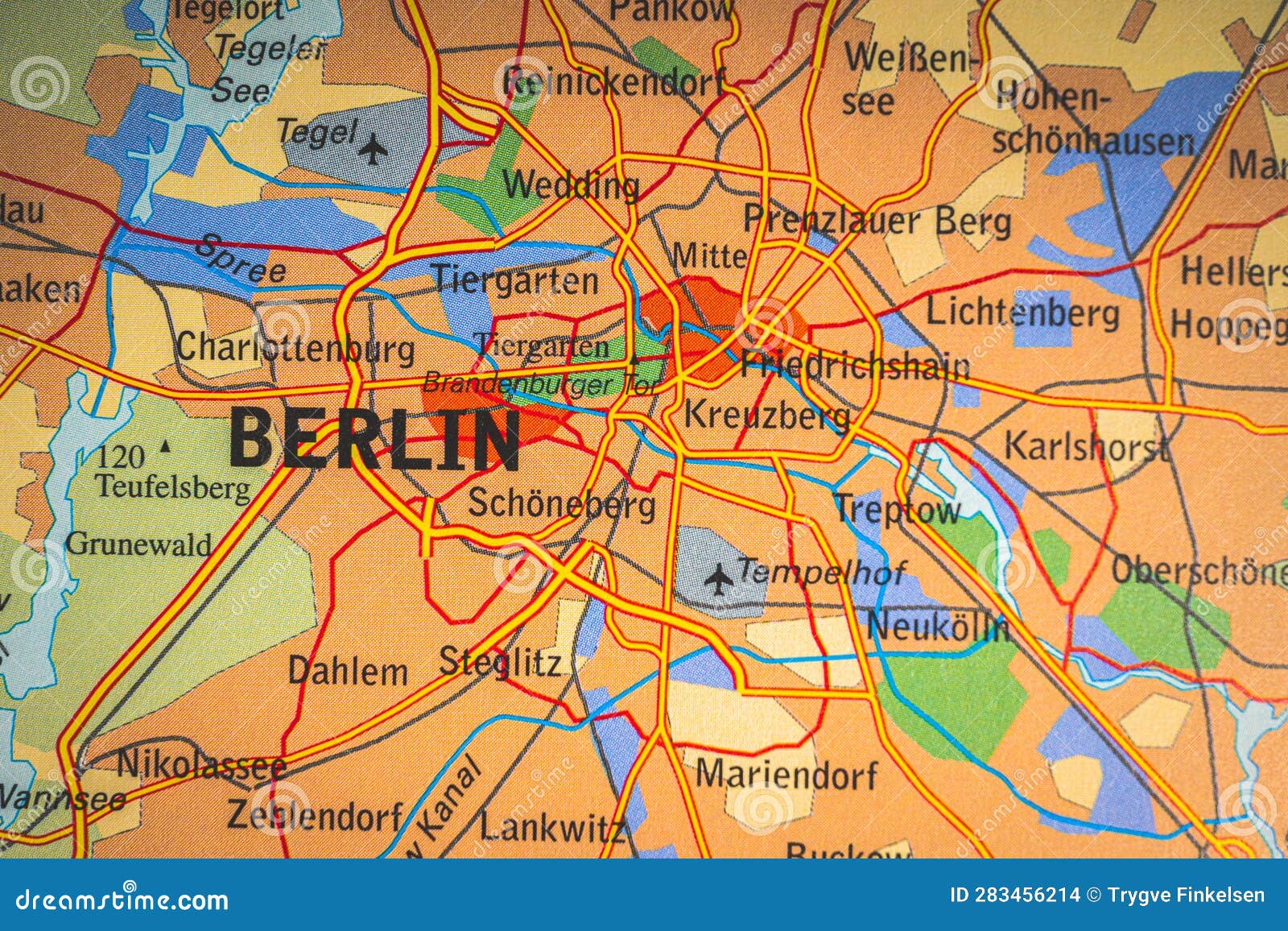 Map Of Berlin Tiergarten
