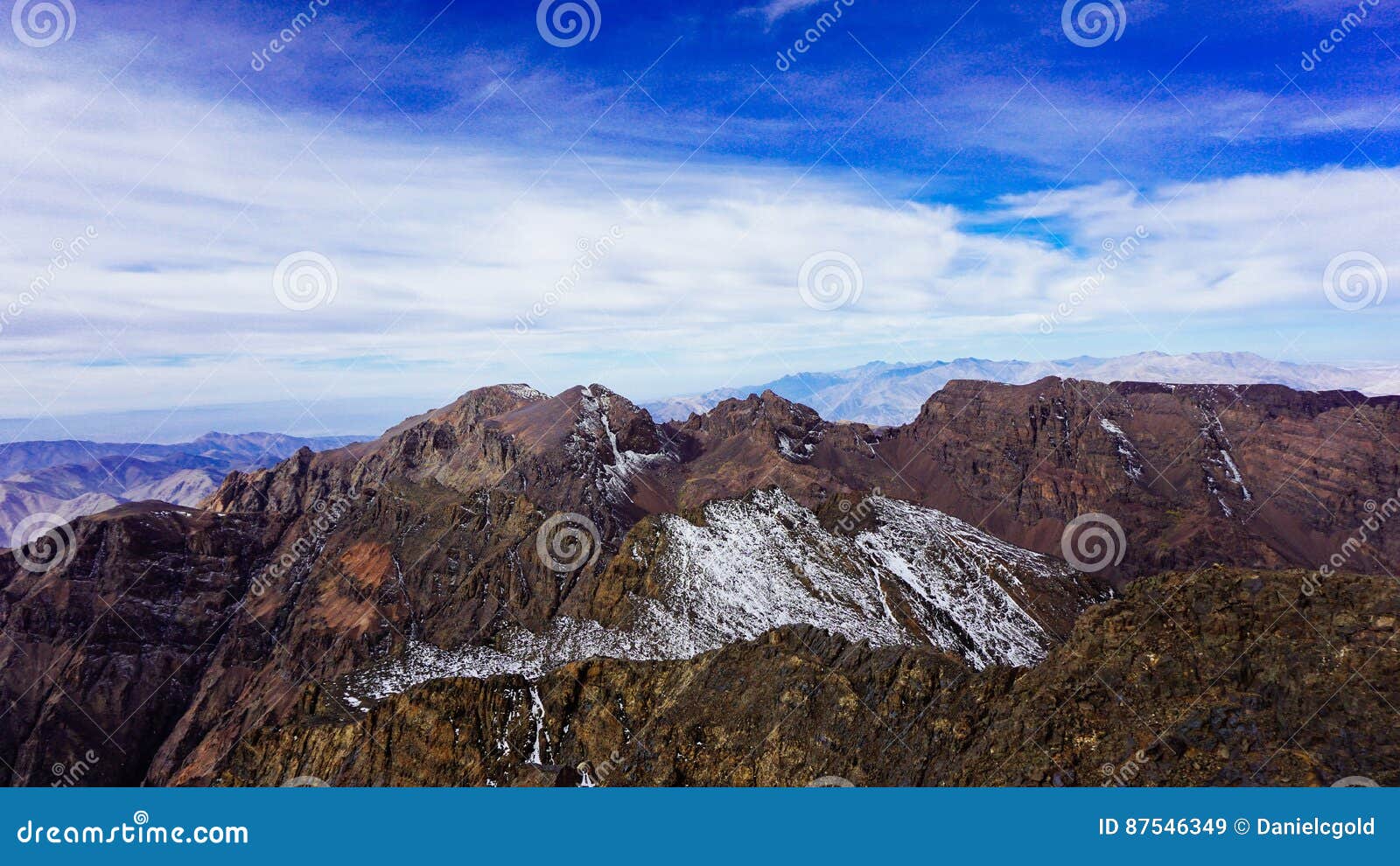Atlas Mountain Range stock image. Image of nature, range - 87546349