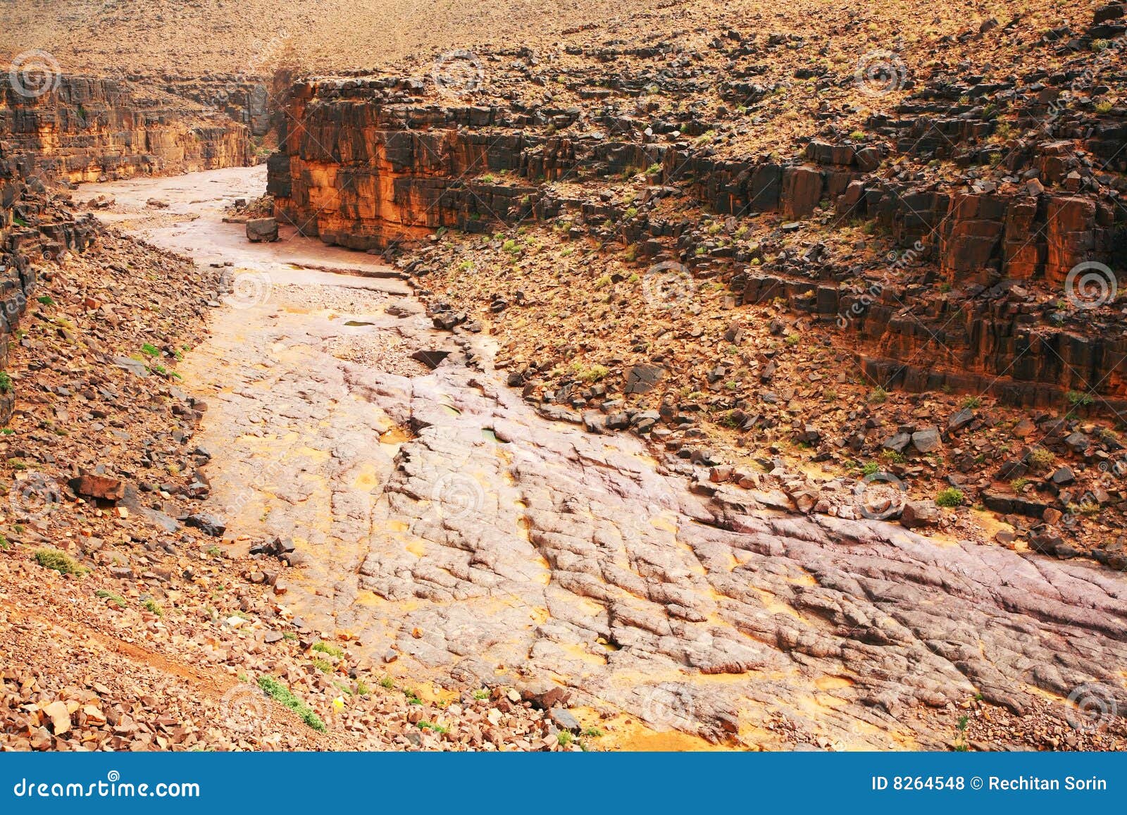 Atlas Mountains Canyon stock photo. Image of africa, rough - 8264548