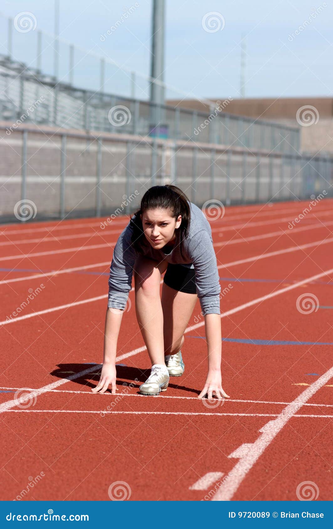 Atleet stock afbeelding. Image of sport, gebied, concurreer - 9720089