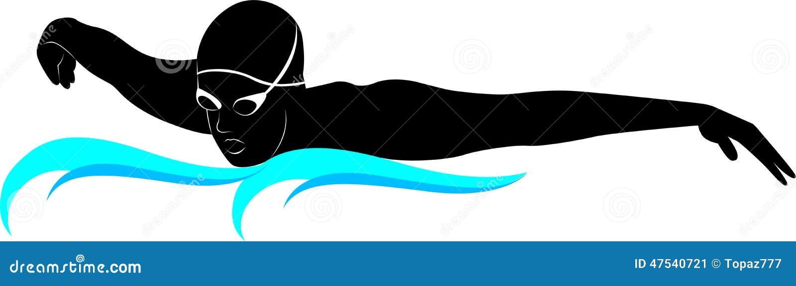 Atletas de los nadadores ilustración del vector. Ilustración de fondo ... Atletas de los nadadores ilustración del vector. Ilustración de fondo ...