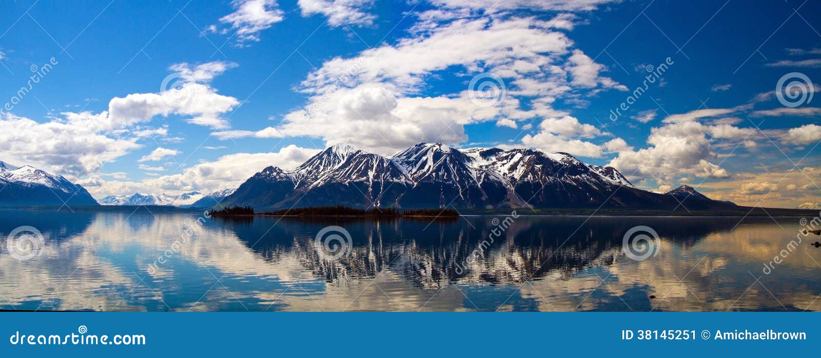 Atlin Lake British Columbia Yukon Stock Image - Image of river, british ...