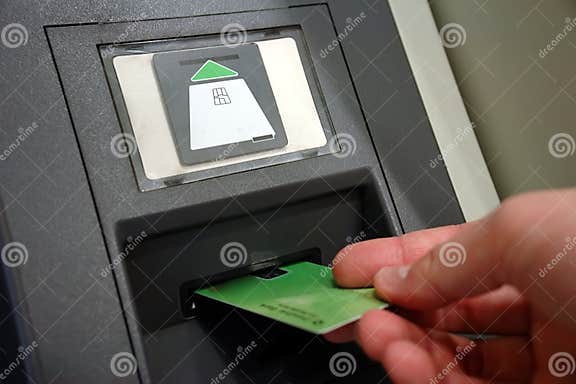 ATM Access stock photo. Image of notes, withdrawal, card - 2515060