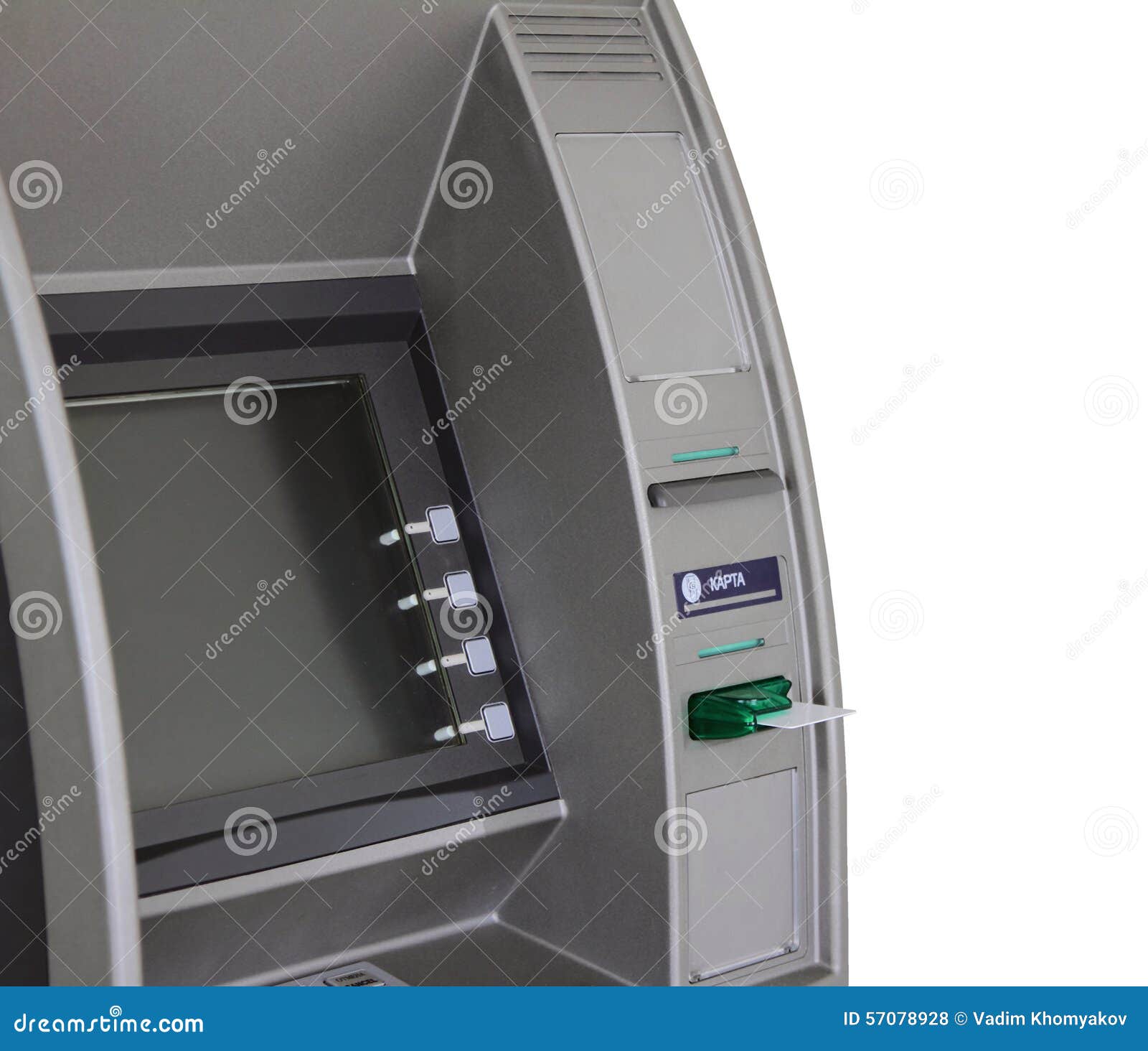 ATM With Anti-skimmer Royalty-Free Stock Photography | CartoonDealer ...