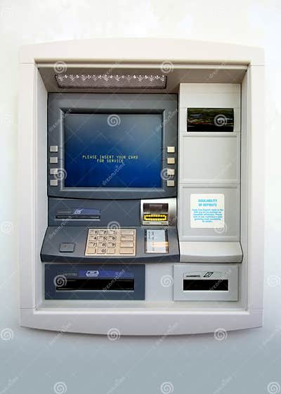 ATM - Automated Teller Machine Stock Photo - Image of bank, machinery ...