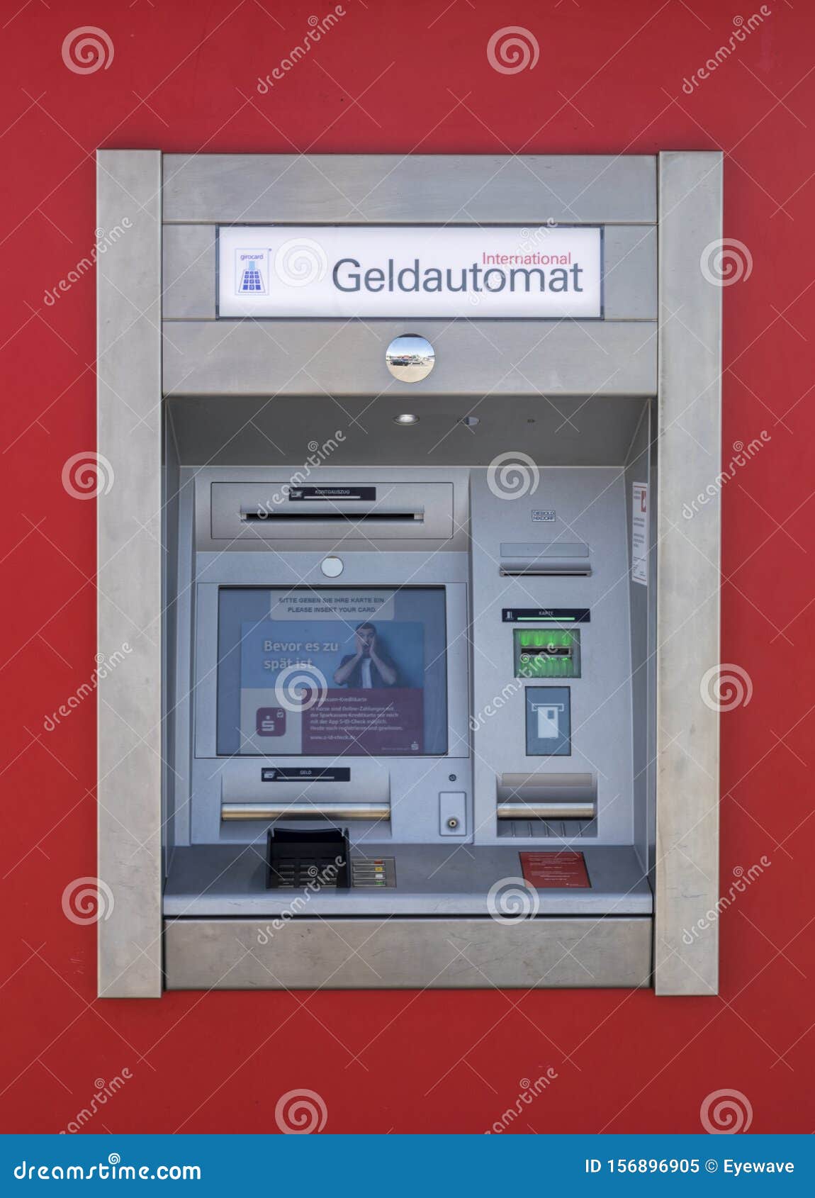 ATM, Automatic Transaction Machine in Germany Editorial Image - Image ...