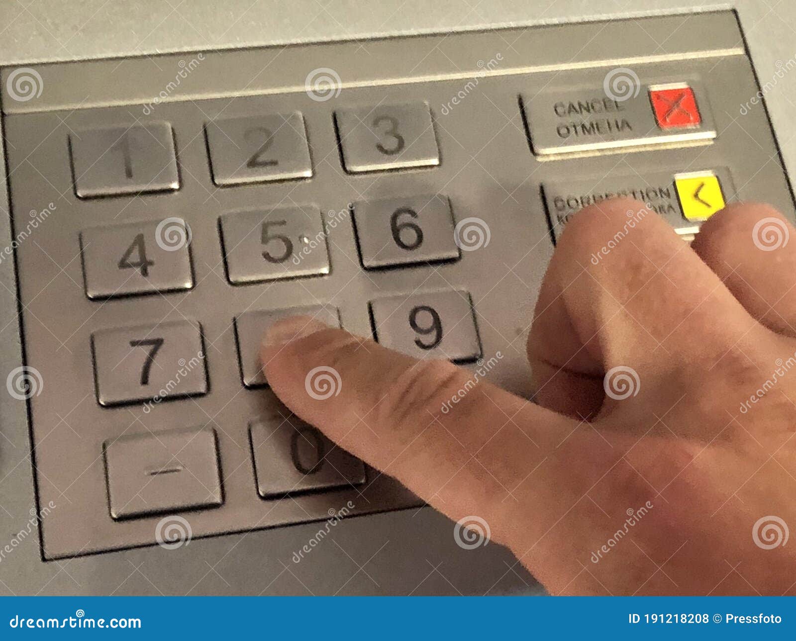 ATM Banking Transaction stock photo. Image of commercial - 191218208