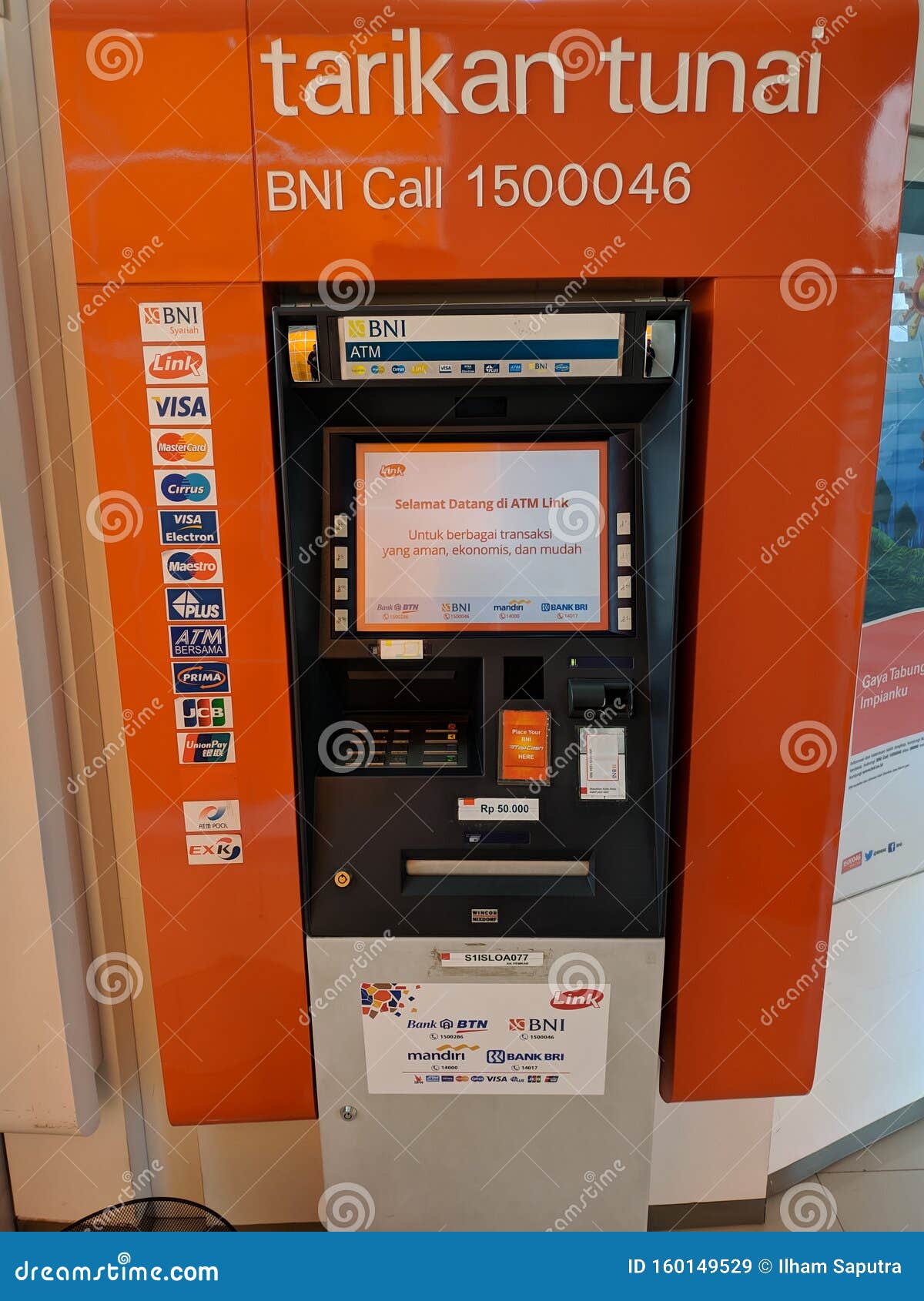 ATM BNI 46 - Automated Teller Machine Editorial Stock Image - Image of ... ATM BNI 46 - Automated Teller Machine Editorial Stock Image - Image of ...