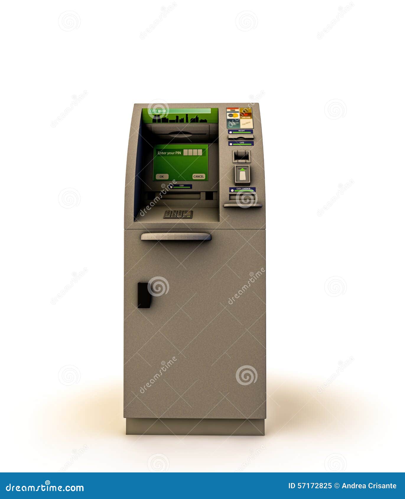 Atm box stock illustration. Illustration of automated - 57172825