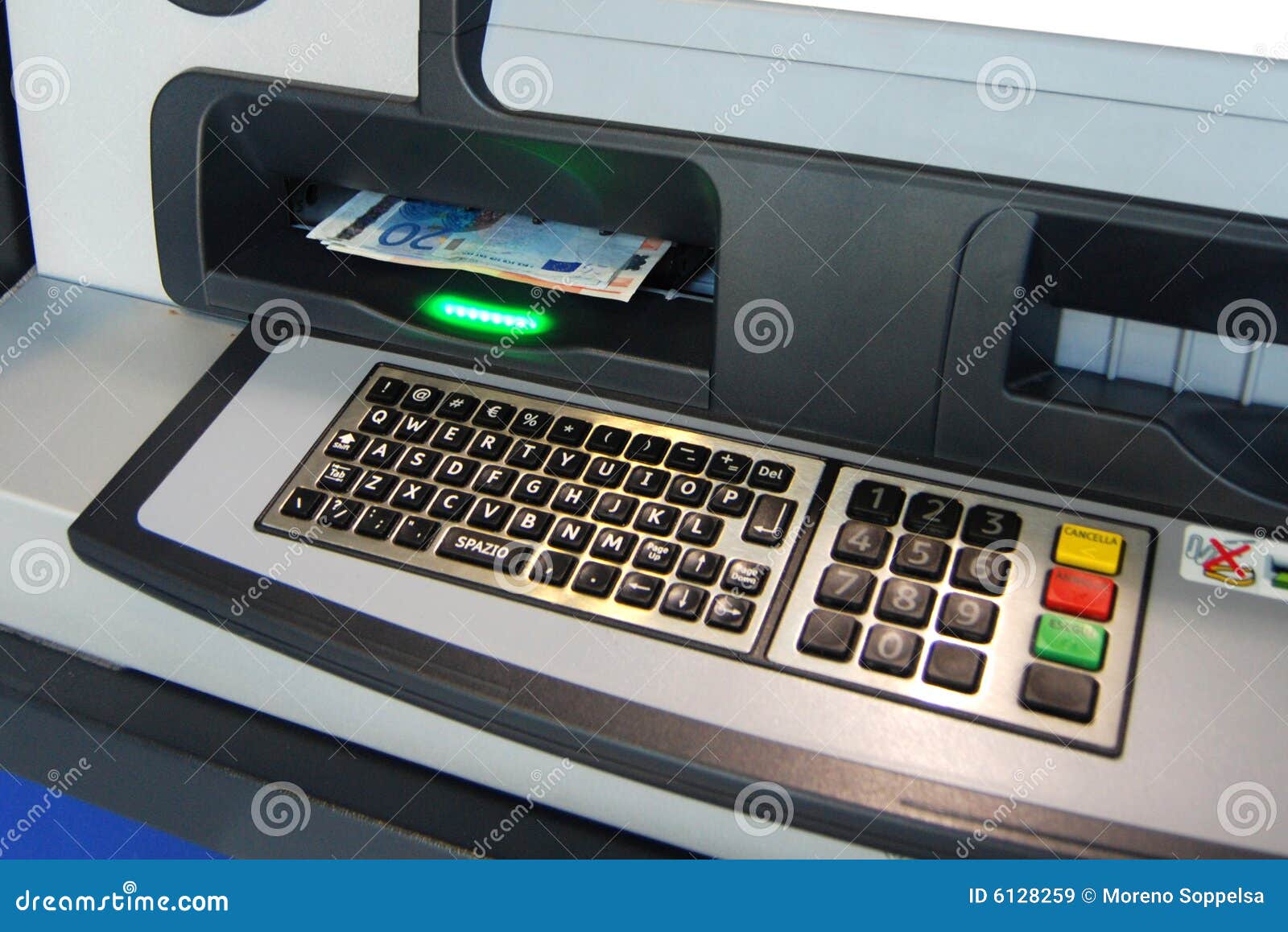 ATM - Cash point stock image. Image of card, financial - 6128259
