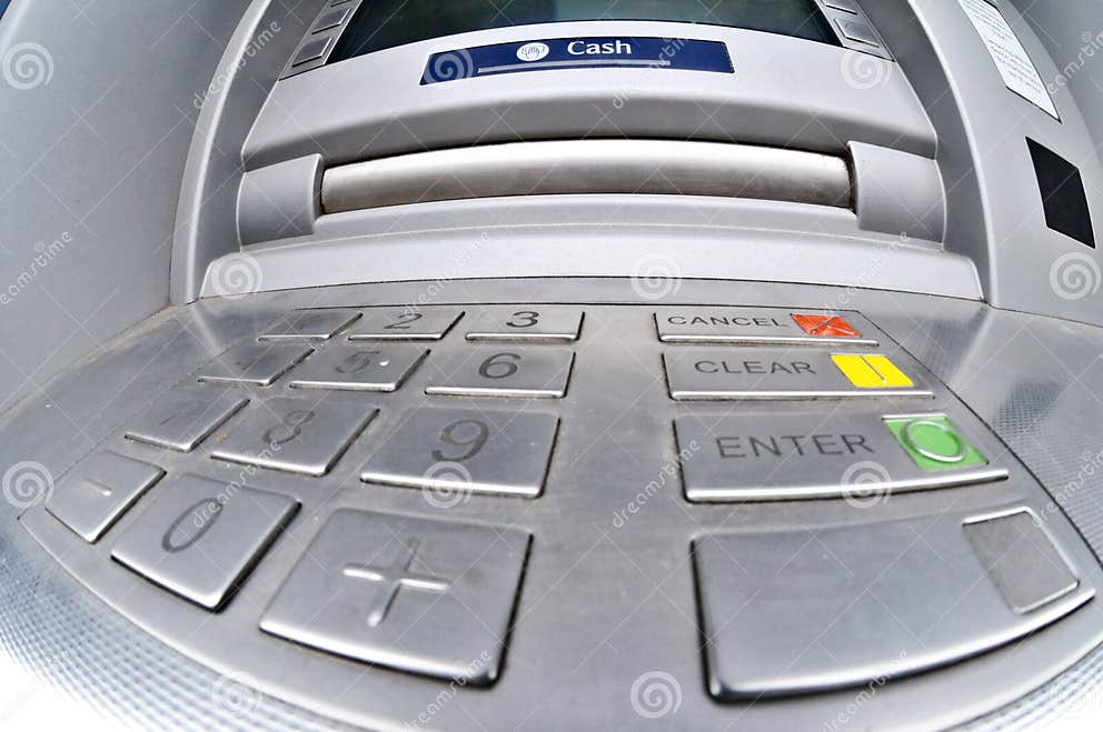 ATM or Cashpoint stock image. Image of numbers, society - 17566229