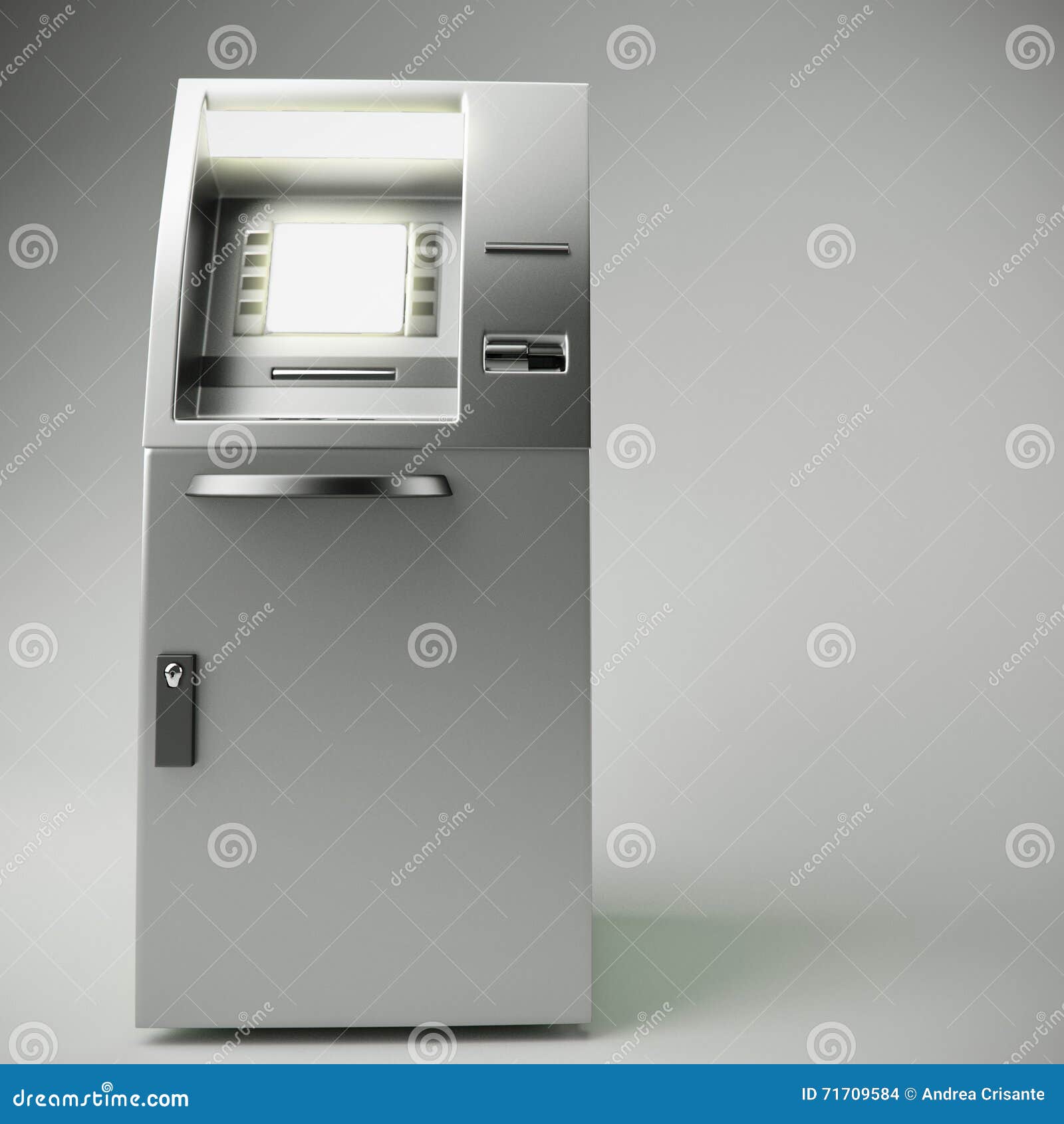 Atm stock illustration. Illustration of business, machine - 71709584