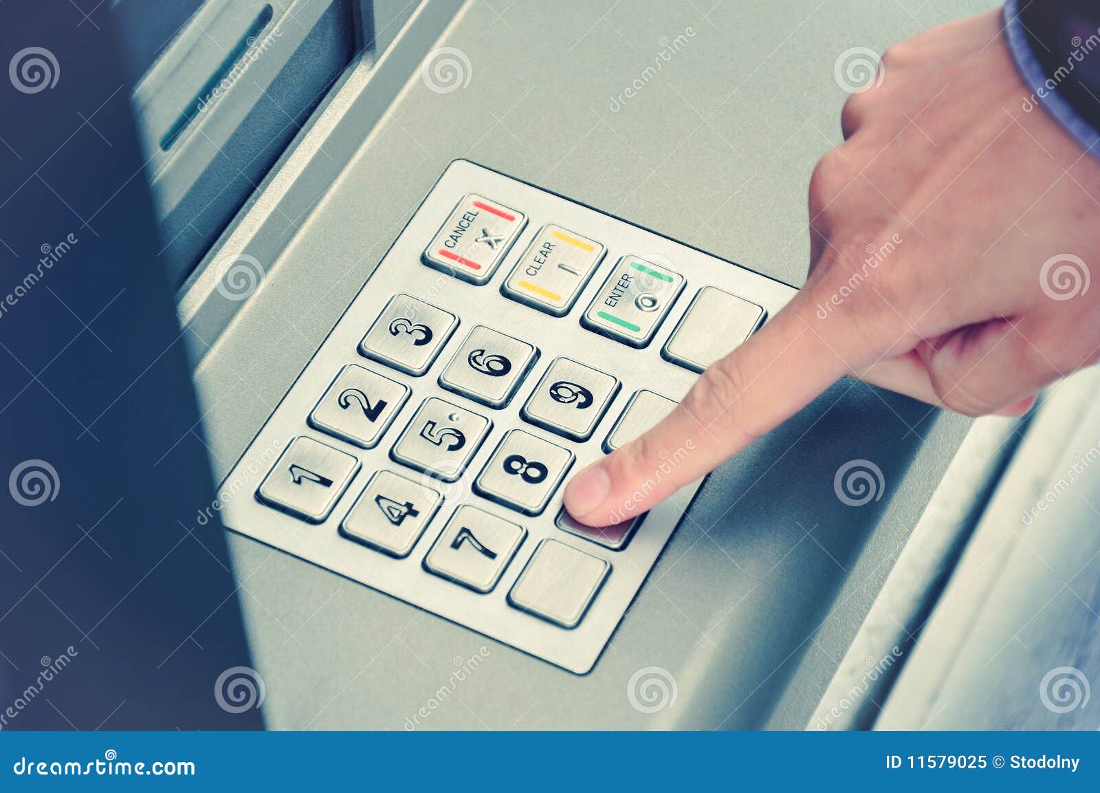 ATM dial pad stock image. Image of press, digits, dial - 11579025