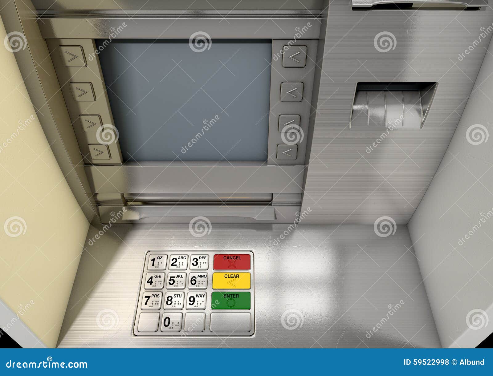 Atm Facade Closeup stock photo. Image of closeup, electronic - 59522998