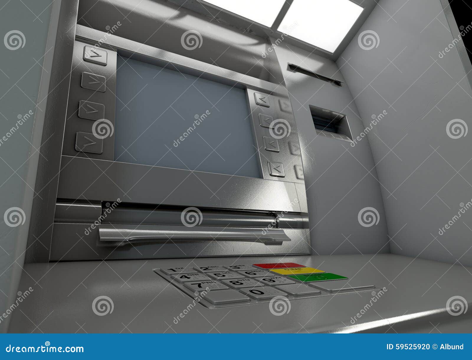 Atm Facade Closeup stock photo. Image of screen, keypad - 59525920