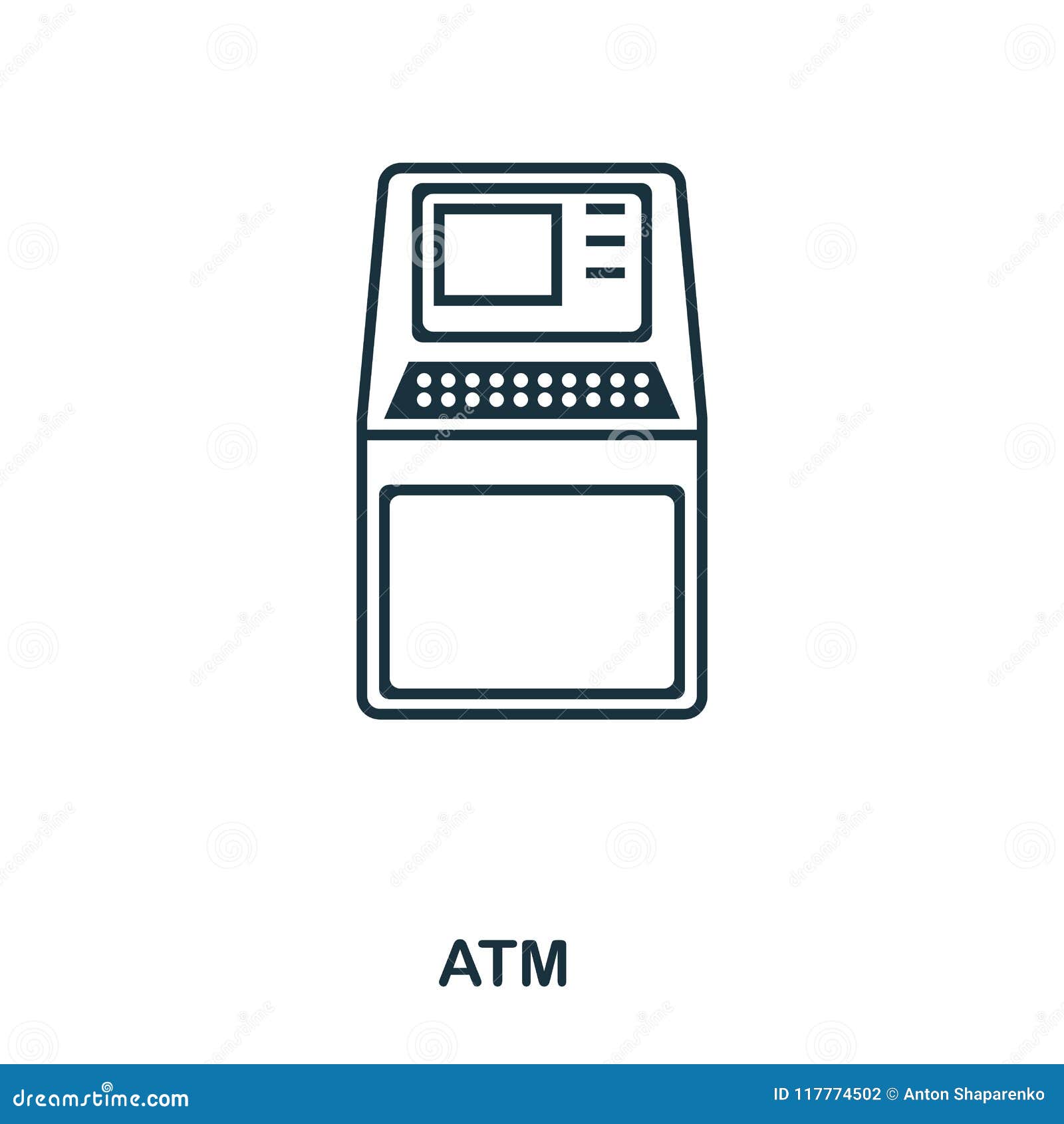 Atm Icon. Flat Style Icon Design. UI. Illustration of Atm Icon ... Atm Icon. Flat Style Icon Design. UI. Illustration of Atm Icon ...