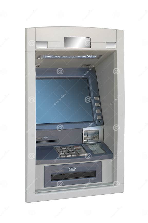 Atm isolated stock image. Image of automated, finance - 13493195