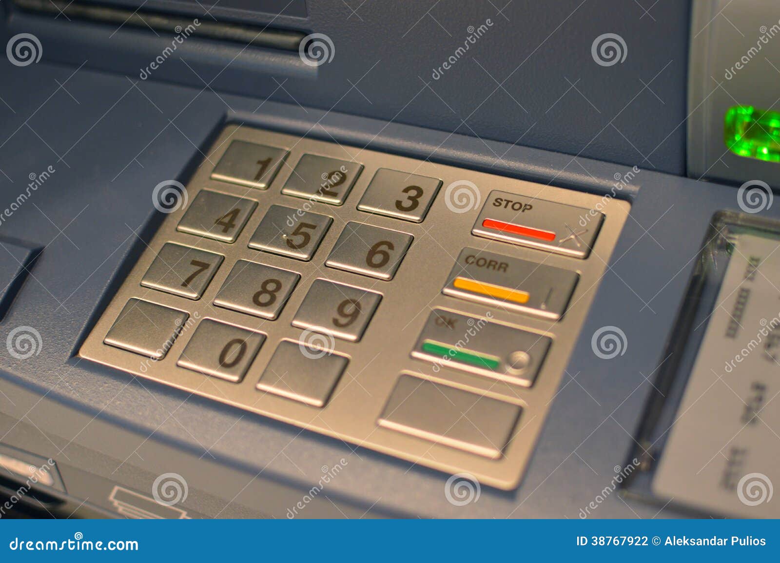 ATM Keypad stock photo. Image of keyboard, finance, cancel - 38767922
