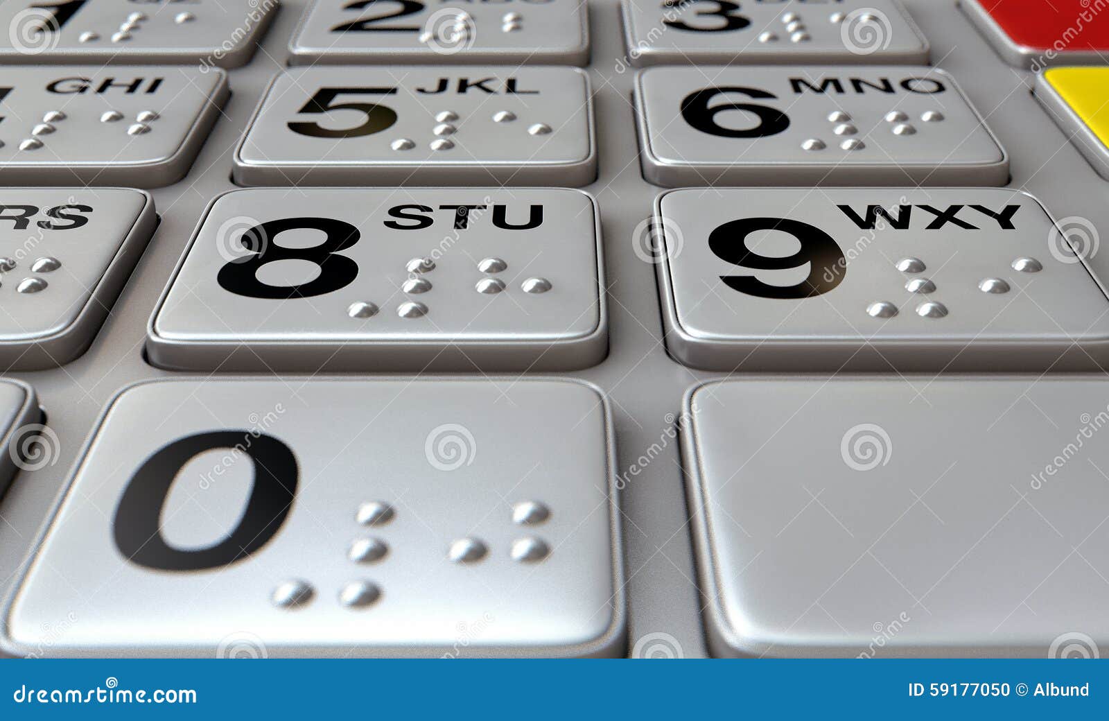 ATM Keypad Closeup stock photo. Image of corporate, security - 59177050