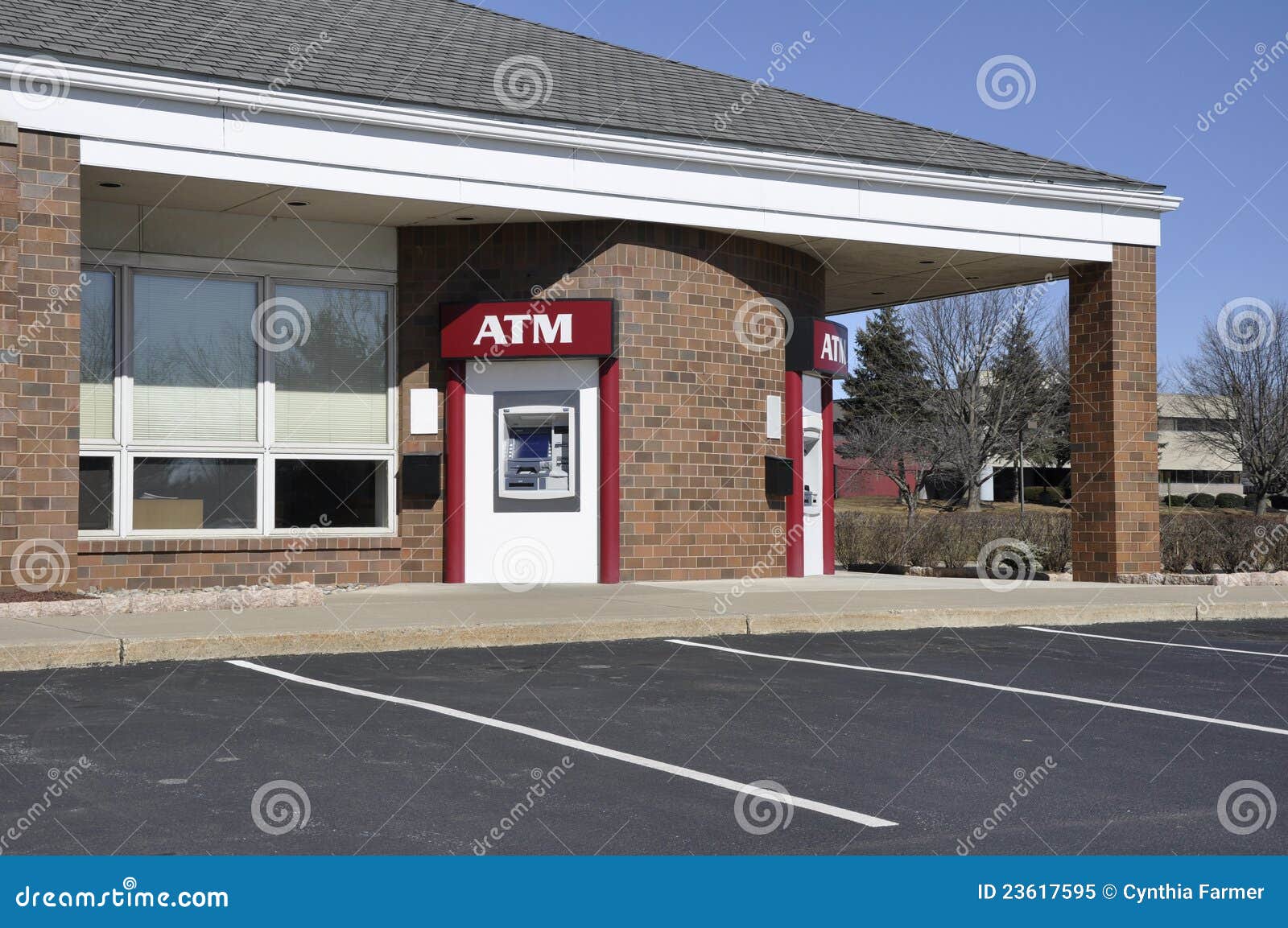 Atm machine stock image. Image of machine, outside, contemporary - 23617595