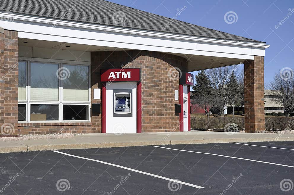 Atm machine stock image. Image of machine, outside, contemporary - 23617595