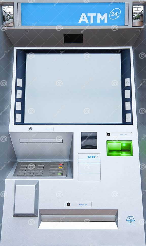 ATM machine stock image. Image of computer, finance, convenience - 27088787