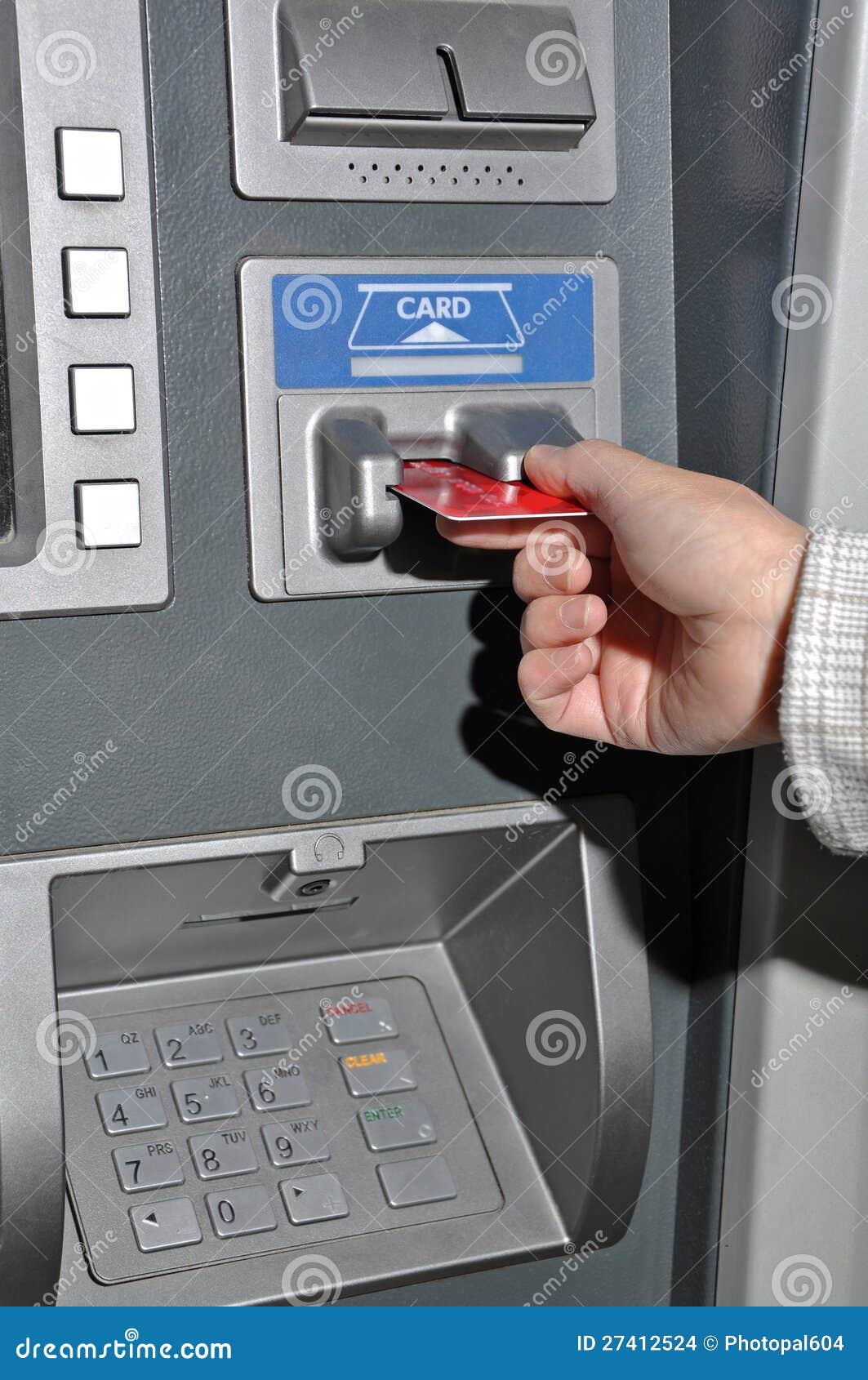 ATM machine stock photo. Image of machine, spend, technology - 27412524