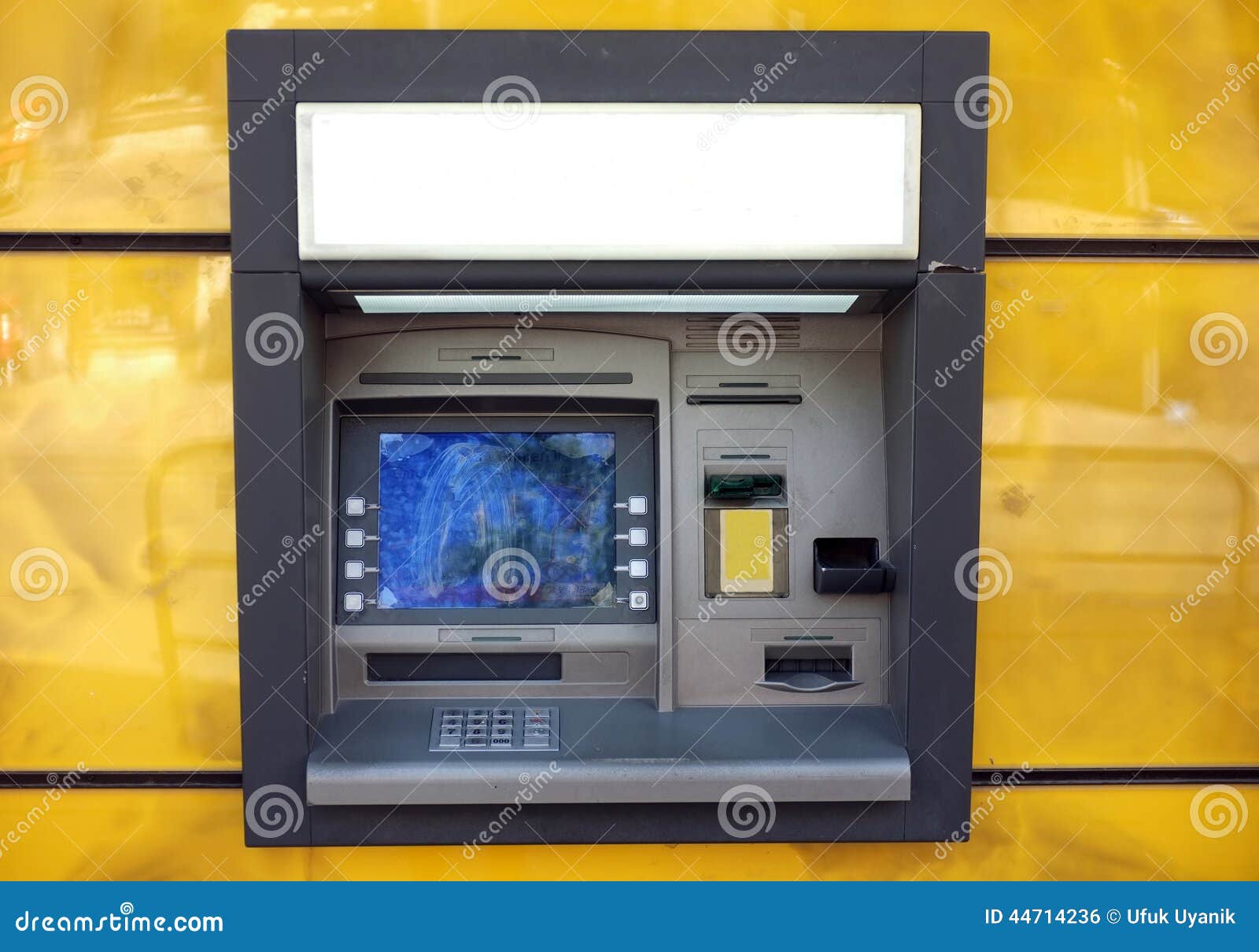 ATM machine stock photo. Image of currency, blank, economy - 44714236