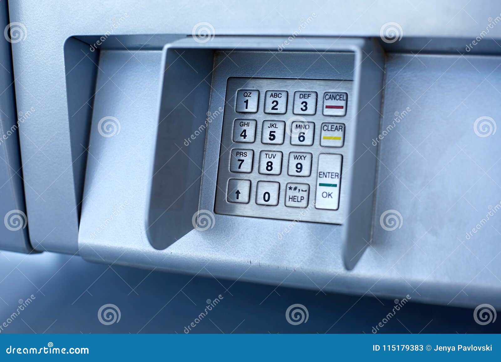 ATM Machine. Image Include Several Clipping Paths for Easily Extraction ...