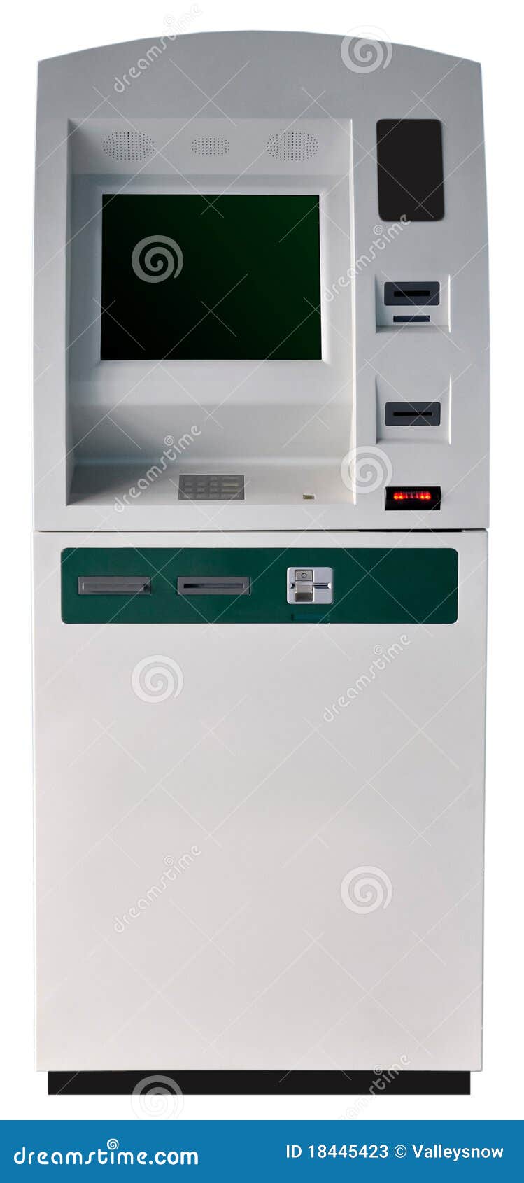 ATM machine isolated stock image. Image of machine, currency - 18445423