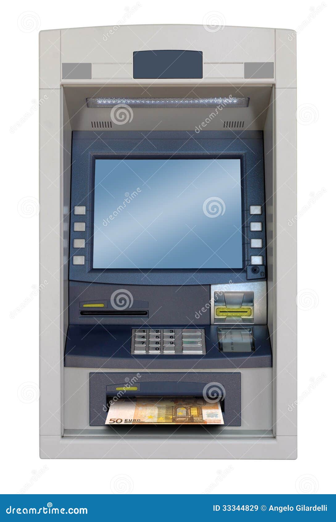 Atm machine stock image. Image of banknote, bancomat - 33344829