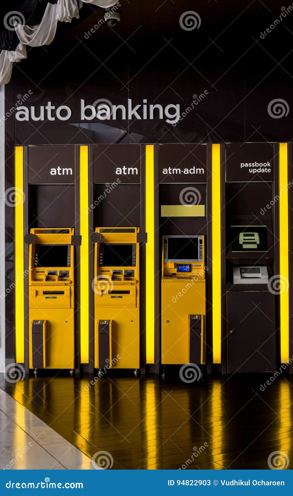 ATM machine stock image. Image of machines, terminal - 94822903