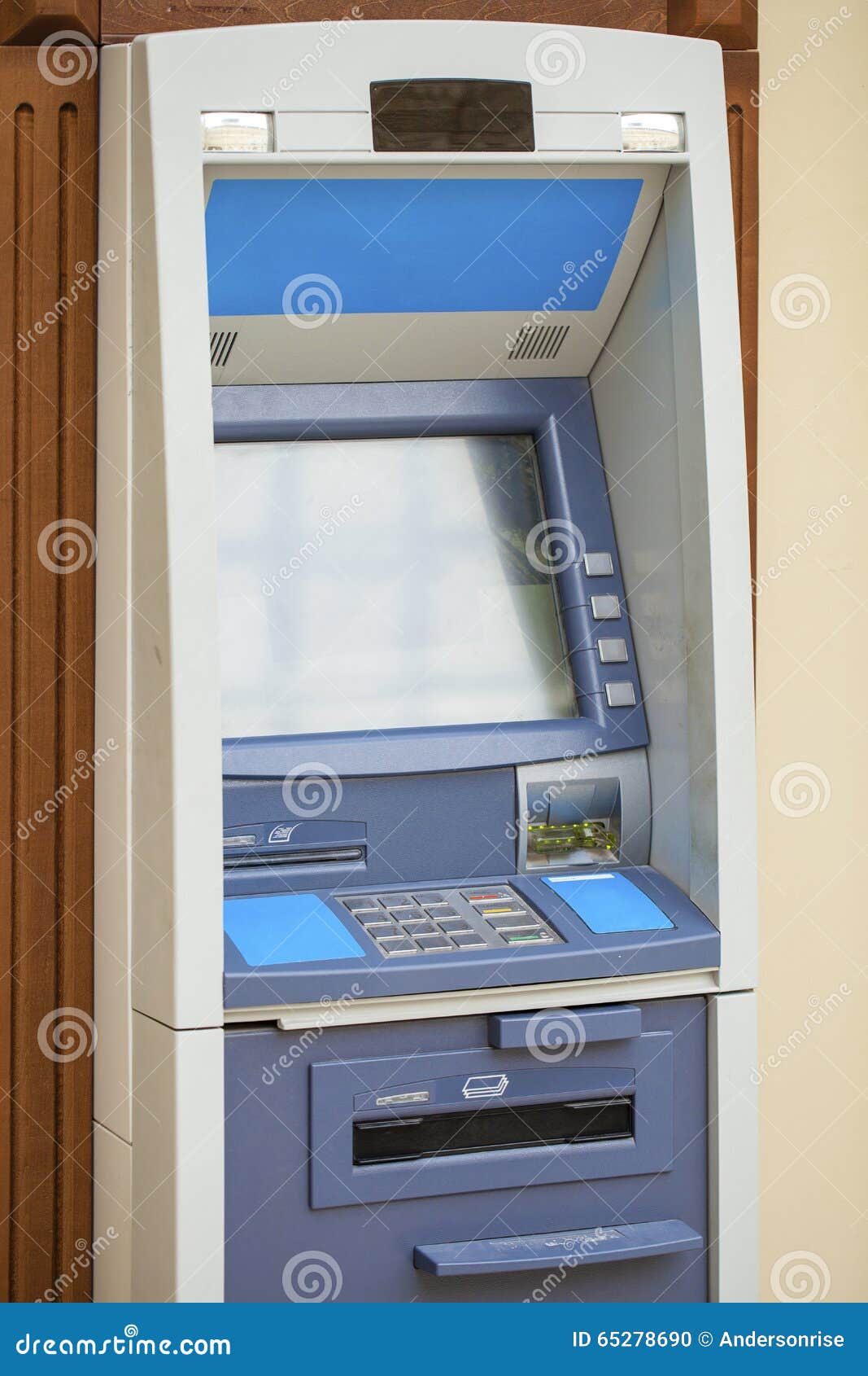 The ATM in the Mall without People Stock Photo - Image of finance ...