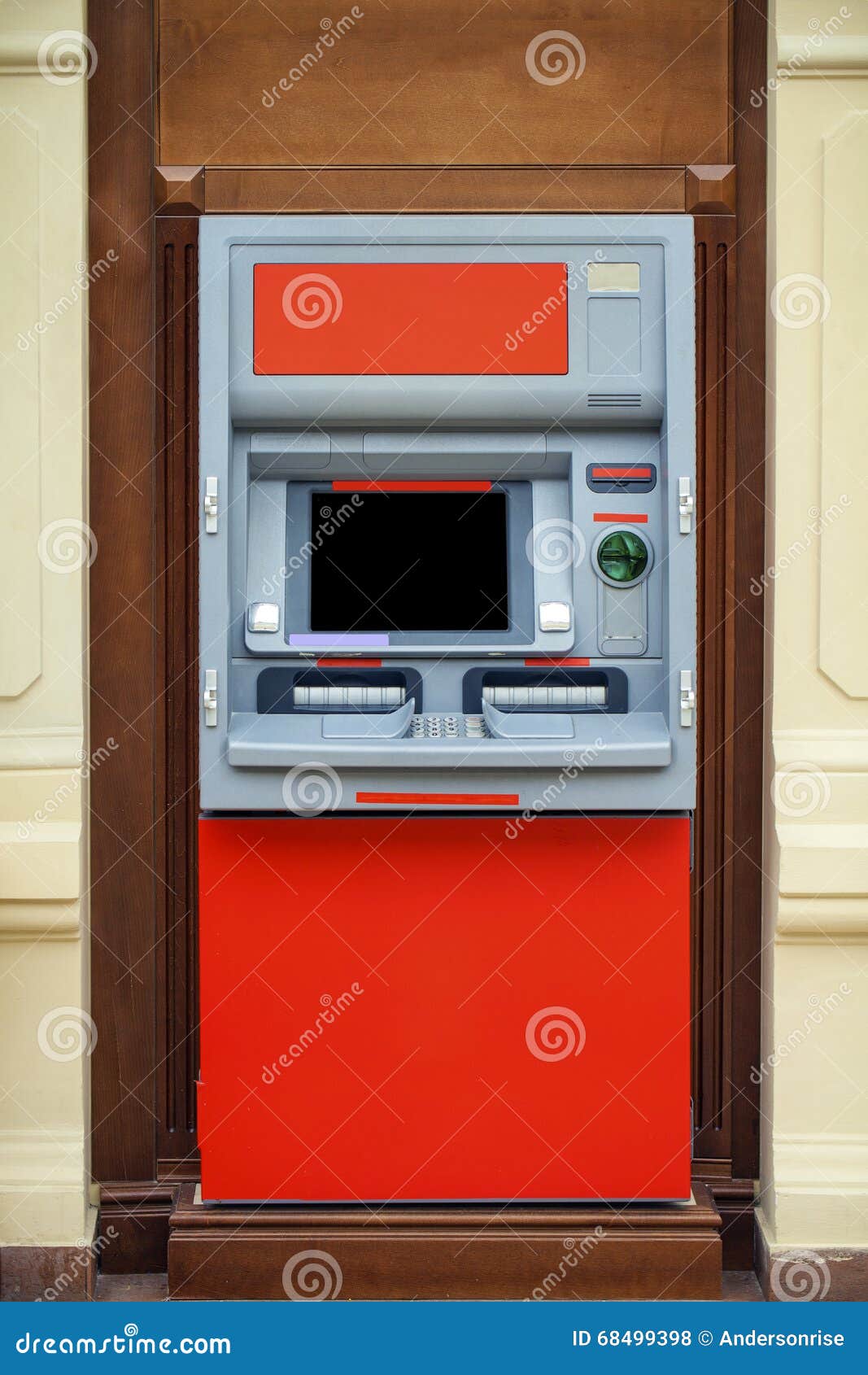 The ATM in the Mall without People Stock Photo - Image of finance ...