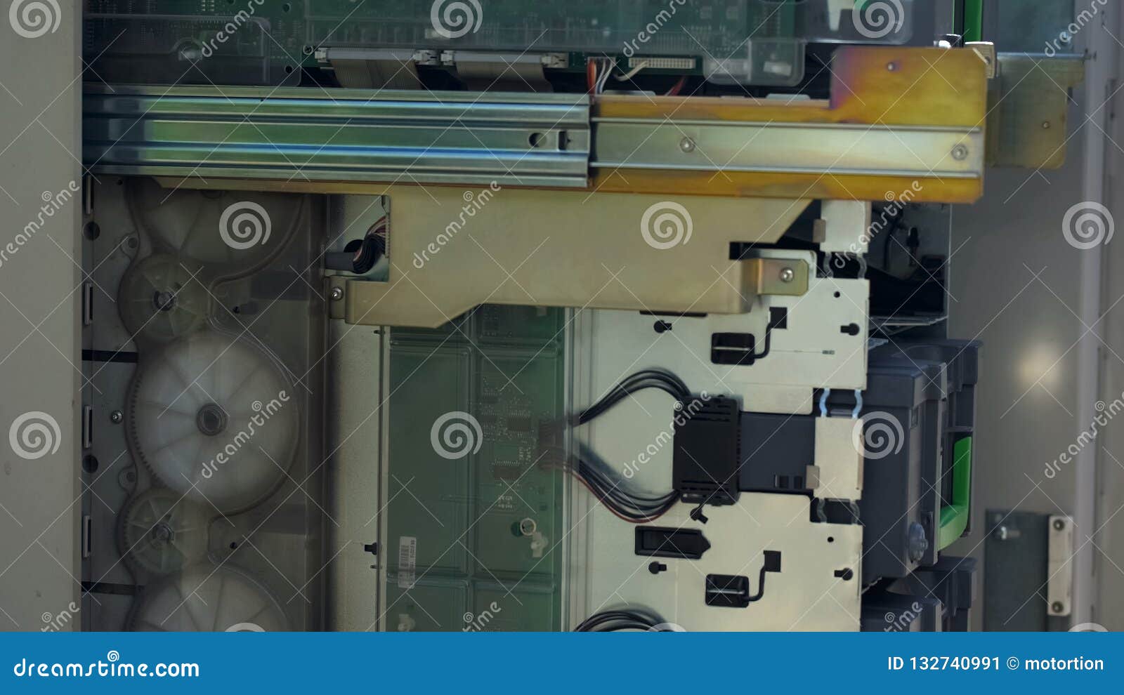 ATM Opened while CIT Guard Loading Storage with Cash Case, Technical ...