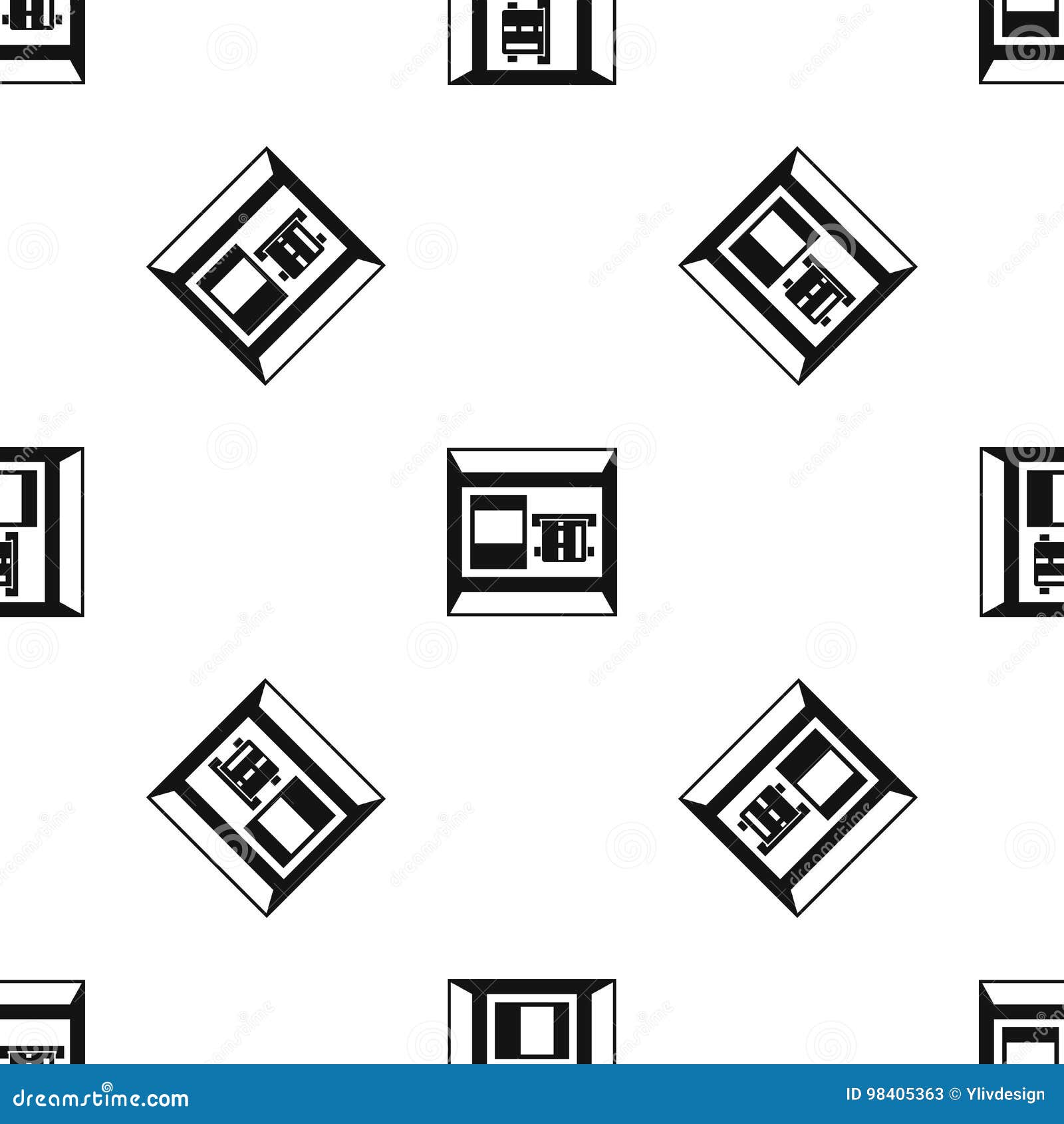 ATM pattern seamless black stock vector. Illustration of debit - 98405363