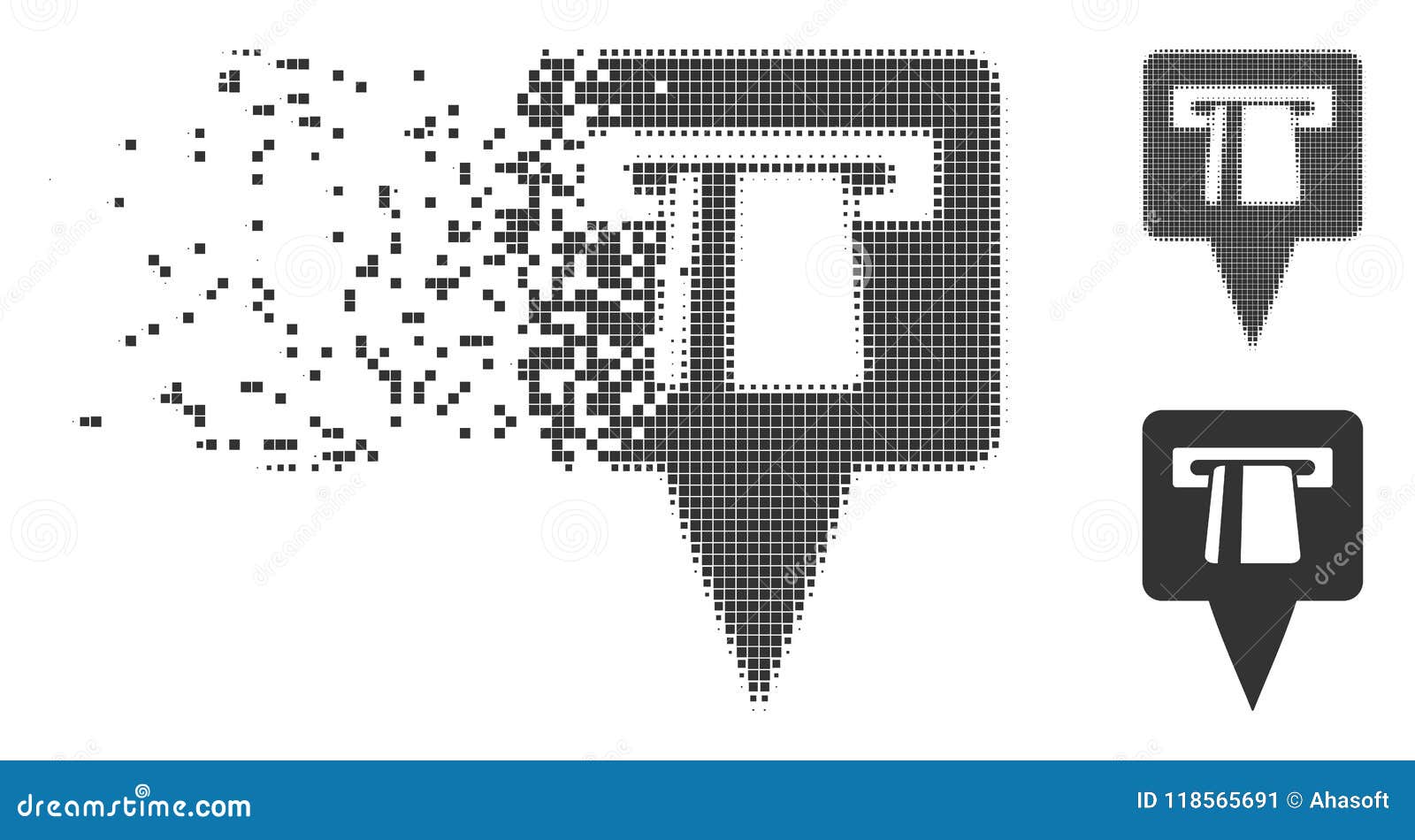 Dispersed Pixel Halftone Dotted Parabola Plot Icon Vector Illustration ... Dispersed Pixel Halftone Dotted Parabola Plot Icon Vector Illustration ...
