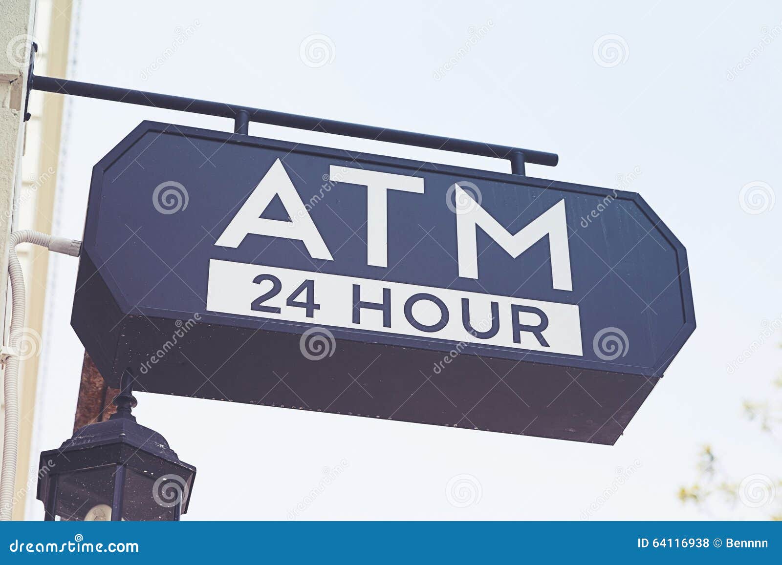 ATM sign stock photo. Image of money, signboard, banking - 64116938