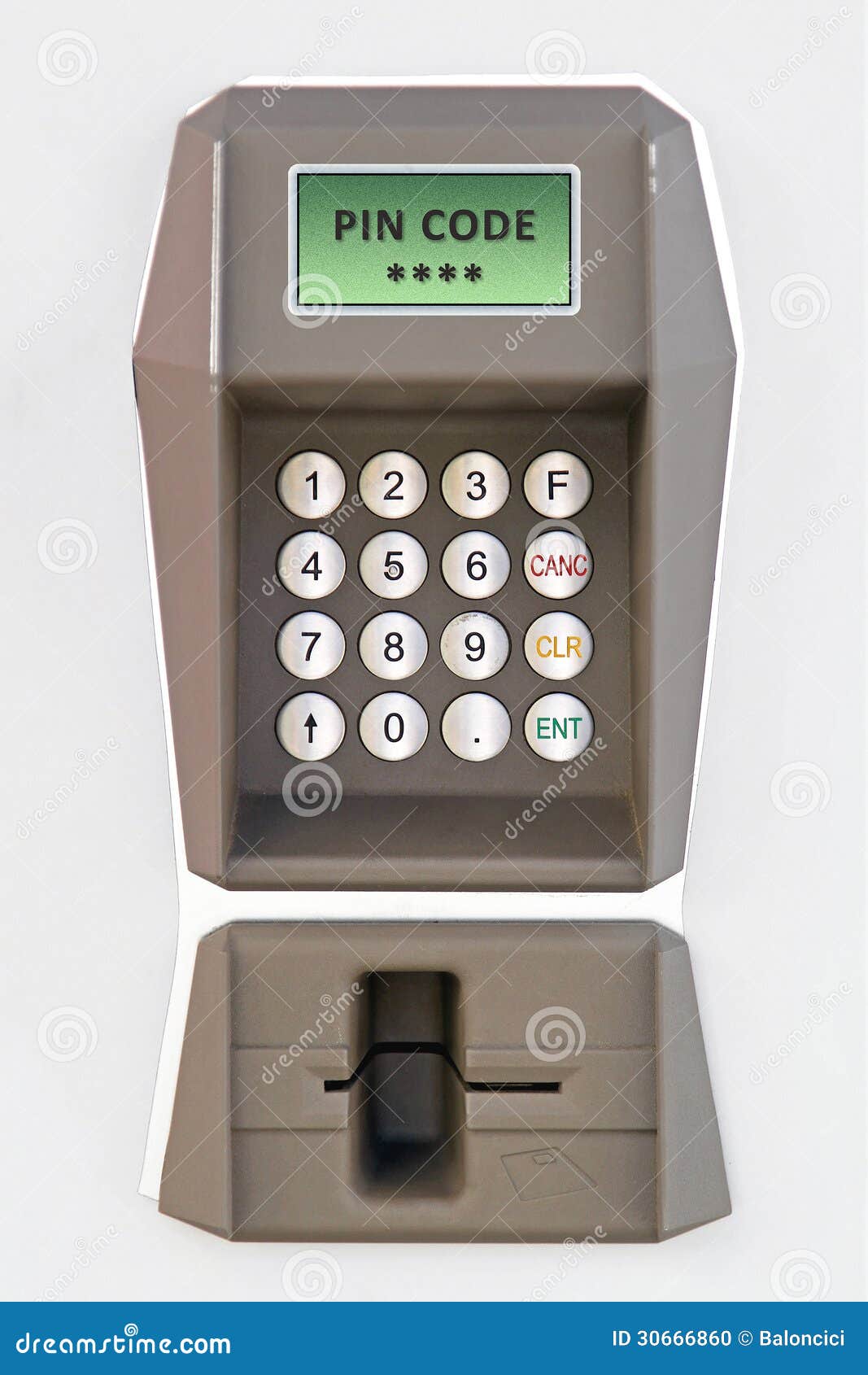 ATM terminal stock photo. Image of card, buttons, reader - 30666860