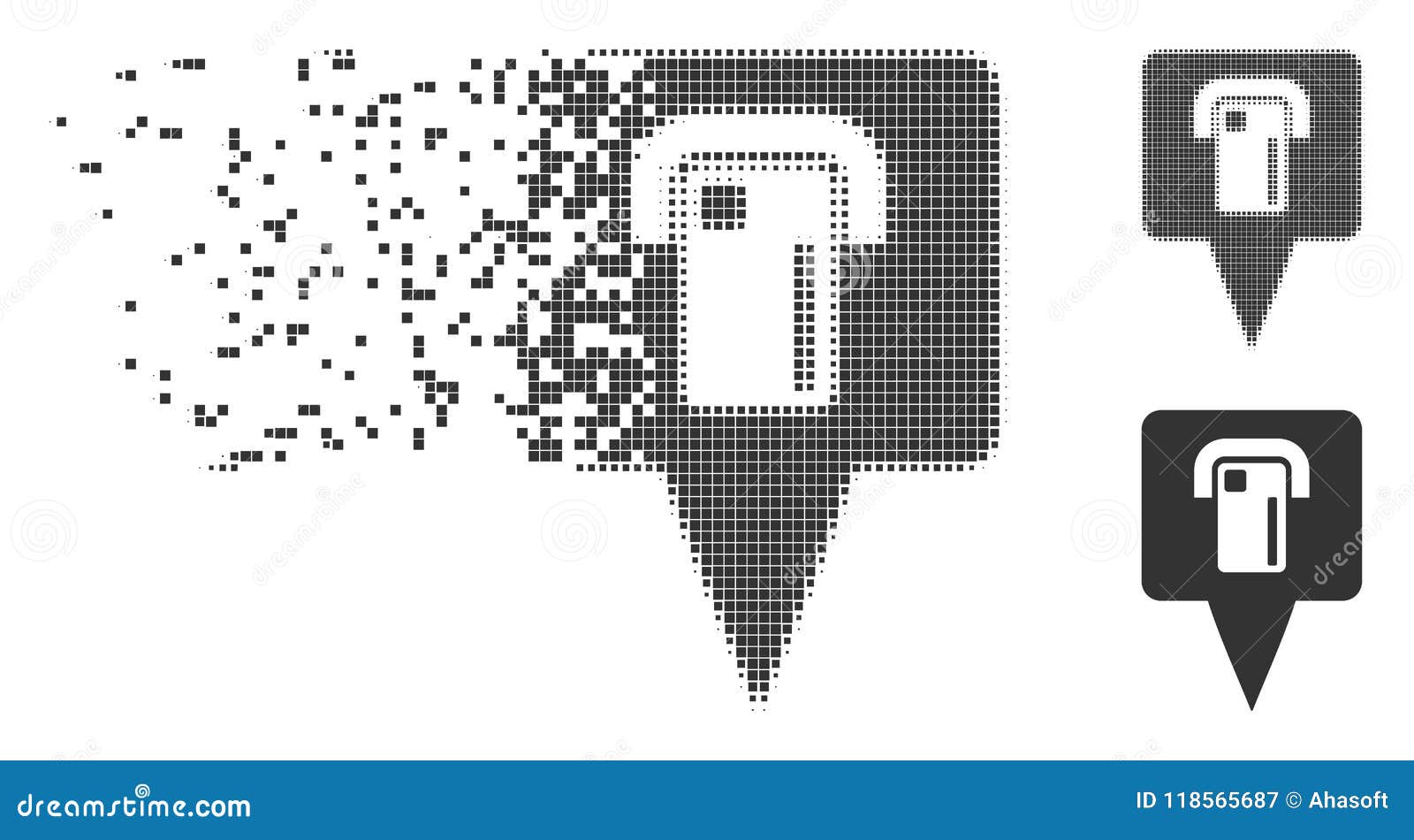 ATM Terminal Map Pointer Shredded Pixel Halftone Icon Stock Vector ... ATM Terminal Map Pointer Shredded Pixel Halftone Icon Stock Vector ...