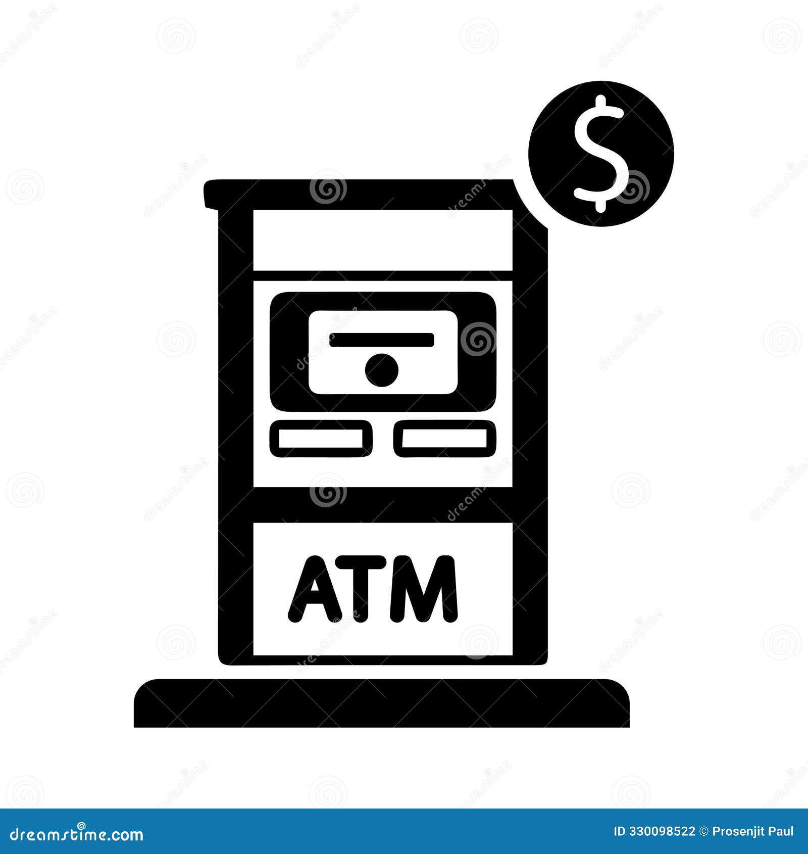 ATM, Terminal, Sign, Road Sign, ATM Terminal Sign Icon Stock Vector ...
