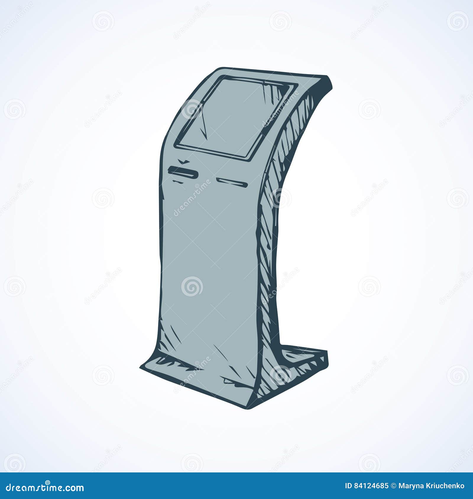 ATM. Vector drawing stock vector. Illustration of deposit - 84124685 ATM. Vector drawing stock vector. Illustration of deposit - 84124685