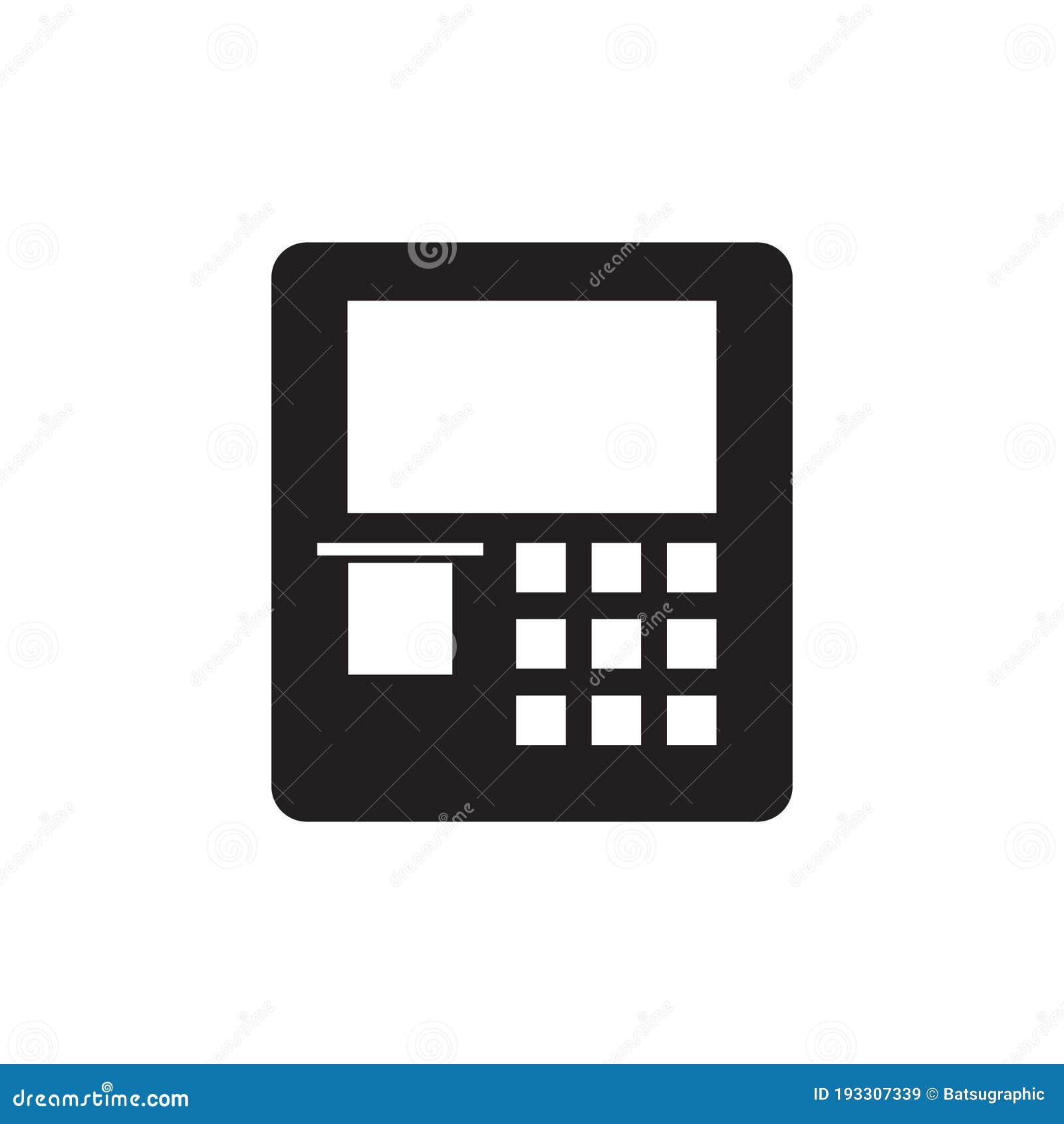 Atm Vector Icon Logo Design Stock Vector - Illustration of cash, icon ...