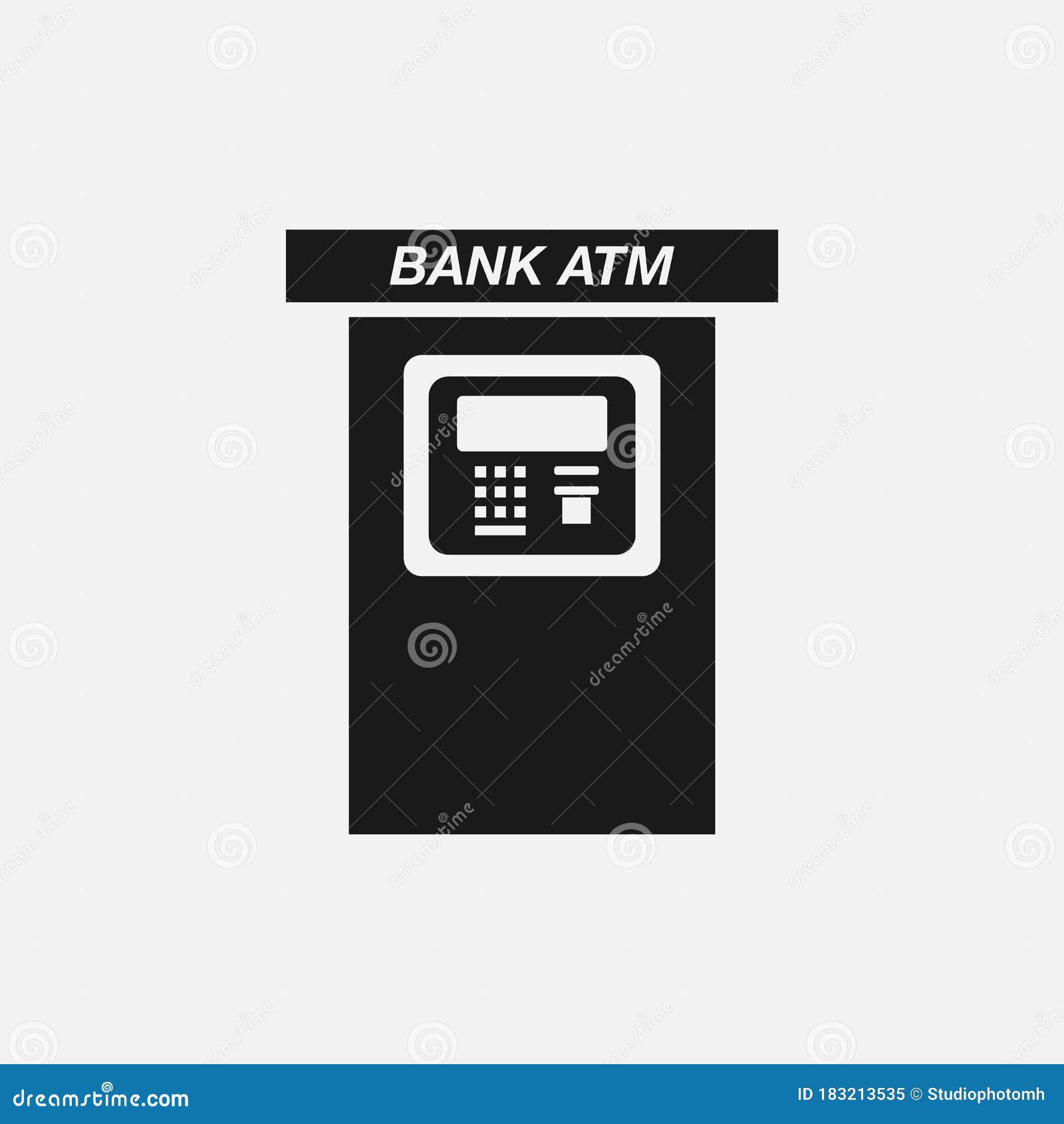 ATM. Vector Simple Modern Icon Design Illustration Stock Vector ... ATM. Vector Simple Modern Icon Design Illustration Stock Vector ...