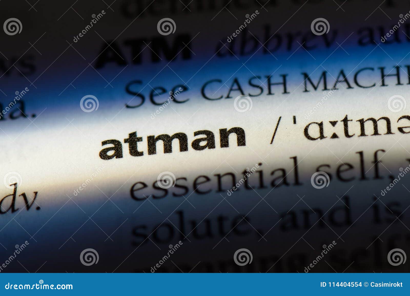 Atman stock photo. Image of closeup, macro, text, book - 114404554